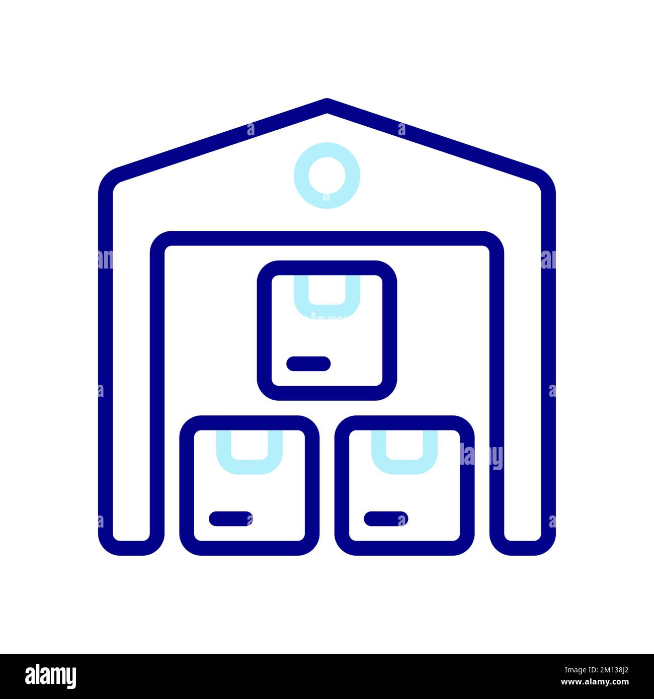 storage warehouse icon, to store the stock of goods Stock Vector Image ...
