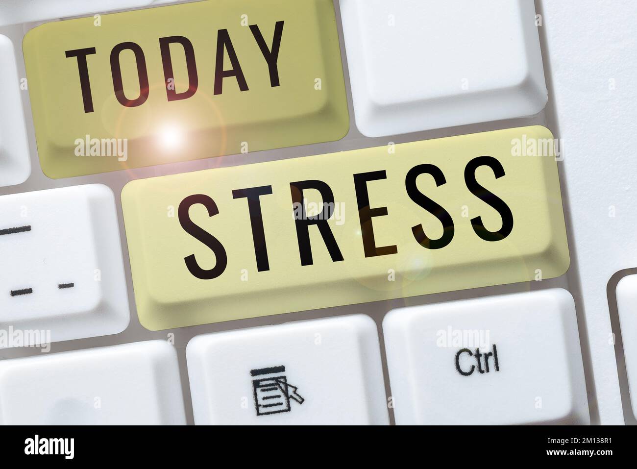 Hand writing sign Stress. Business idea a physical chemical or ...