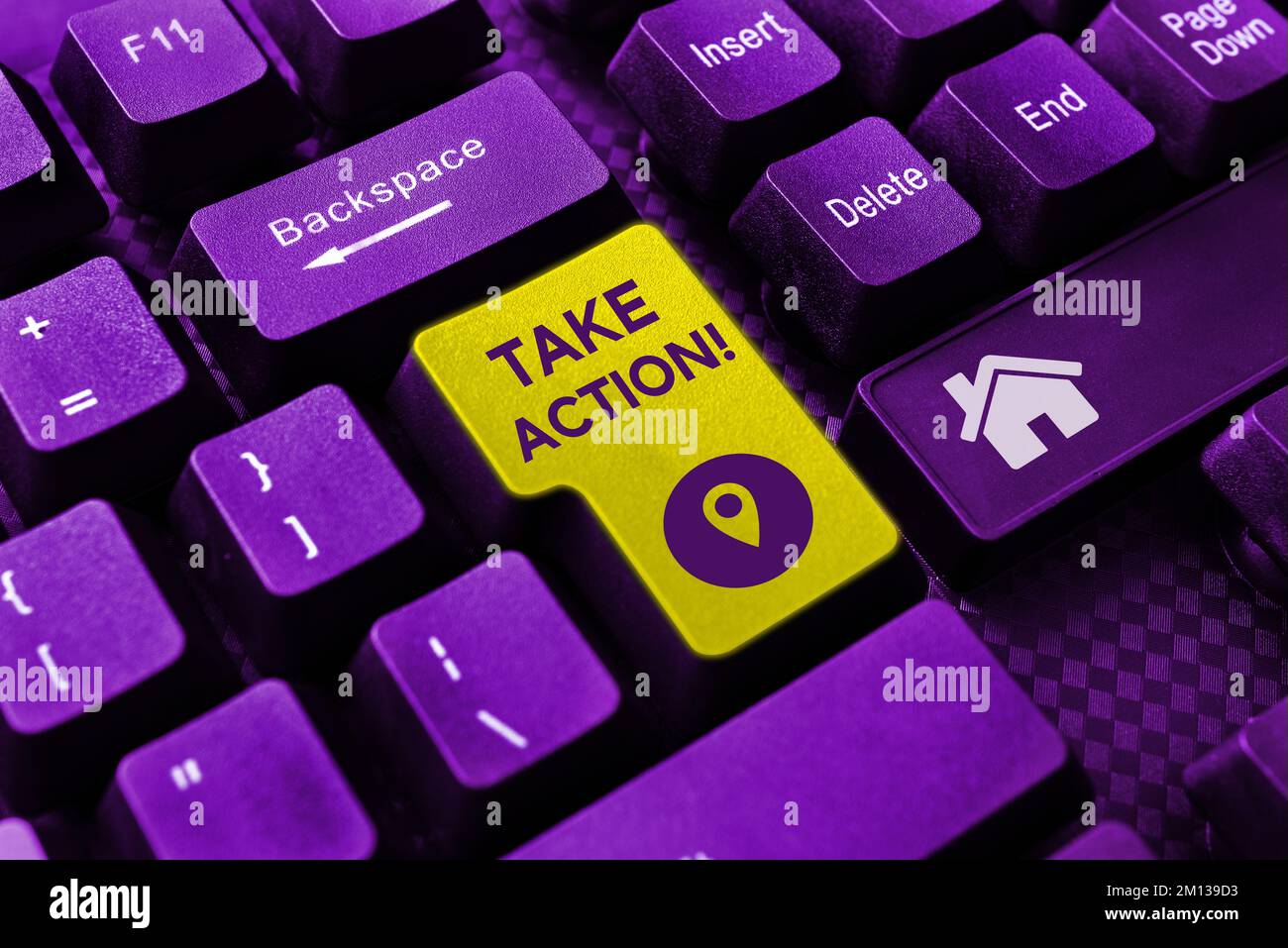 Hand writing sign Take Action. Business concept do something official ...