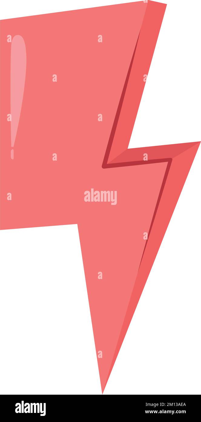 pink thunder design Stock Vector Image & Art - Alamy