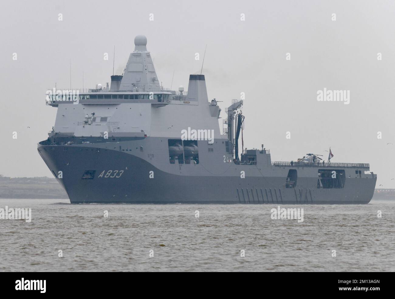 The River Thames was visited by a flotilla of Dutch Navy warships ...