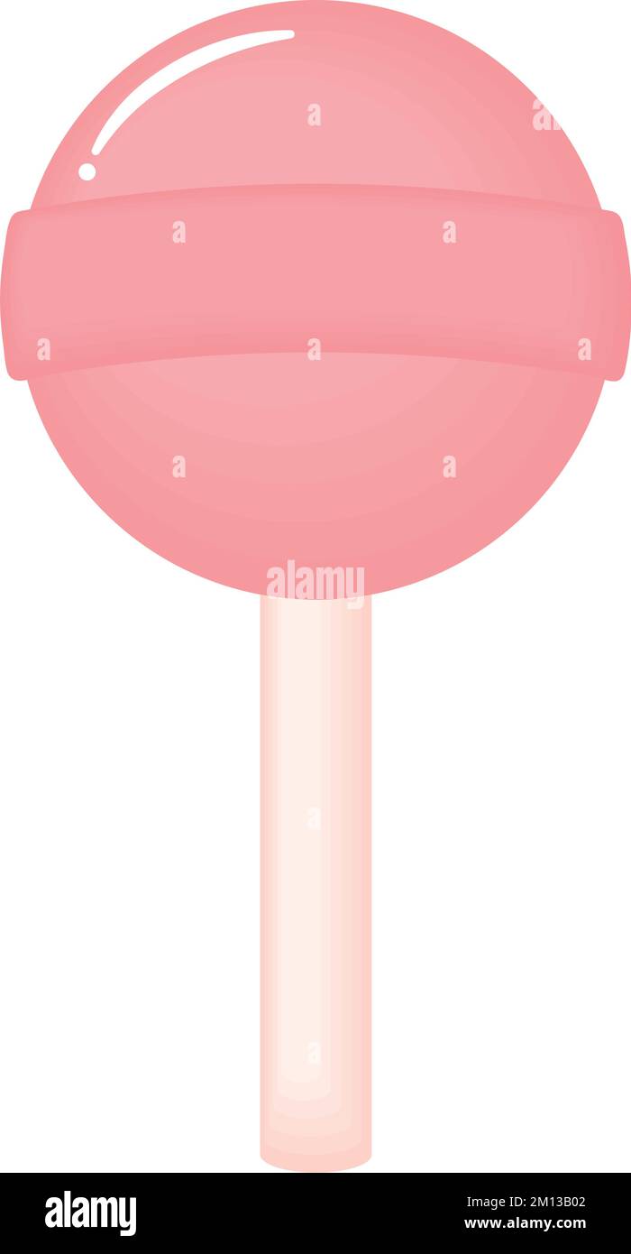 pink candy on stick Stock Vector Image & Art - Alamy