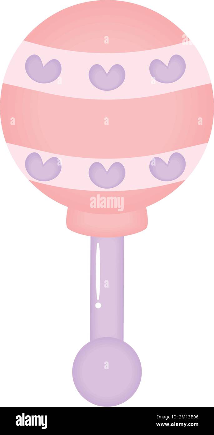 baby rattle design Stock Vector Image & Art - Alamy