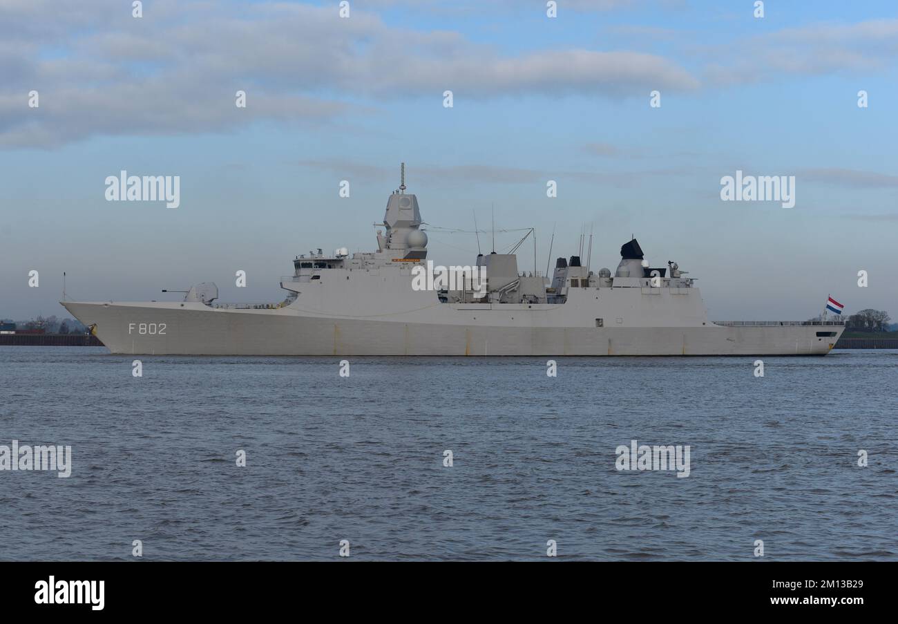 The River Thames was visited by a flotilla of Dutch Navy warships ...