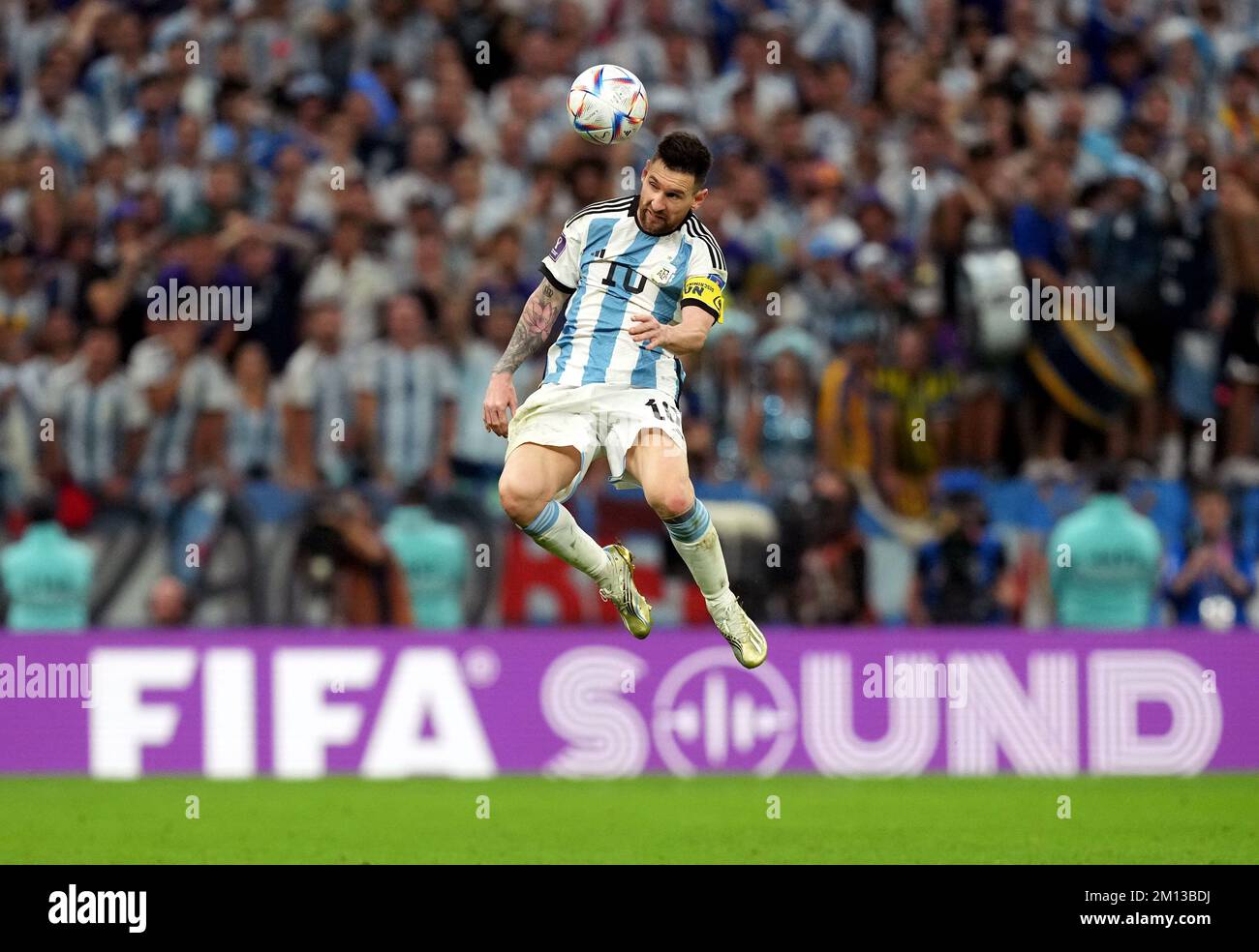 Argentina's Lionel Messi during the FIFA World Cup Quarter-Final match ...