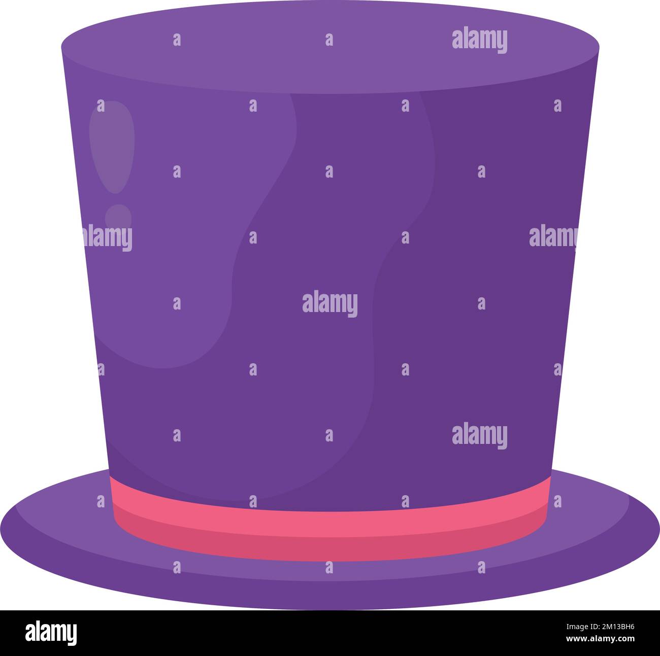 purple top hat Stock Vector Image & Art - Alamy