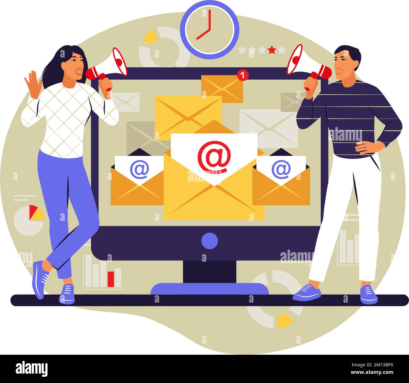 Digital email signature Stock Vector Images - Alamy