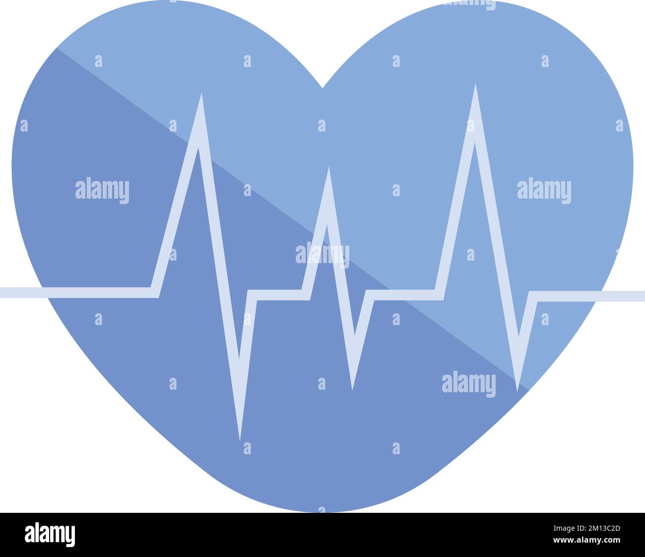 blue heartbeat design Stock Vector Image & Art - Alamy