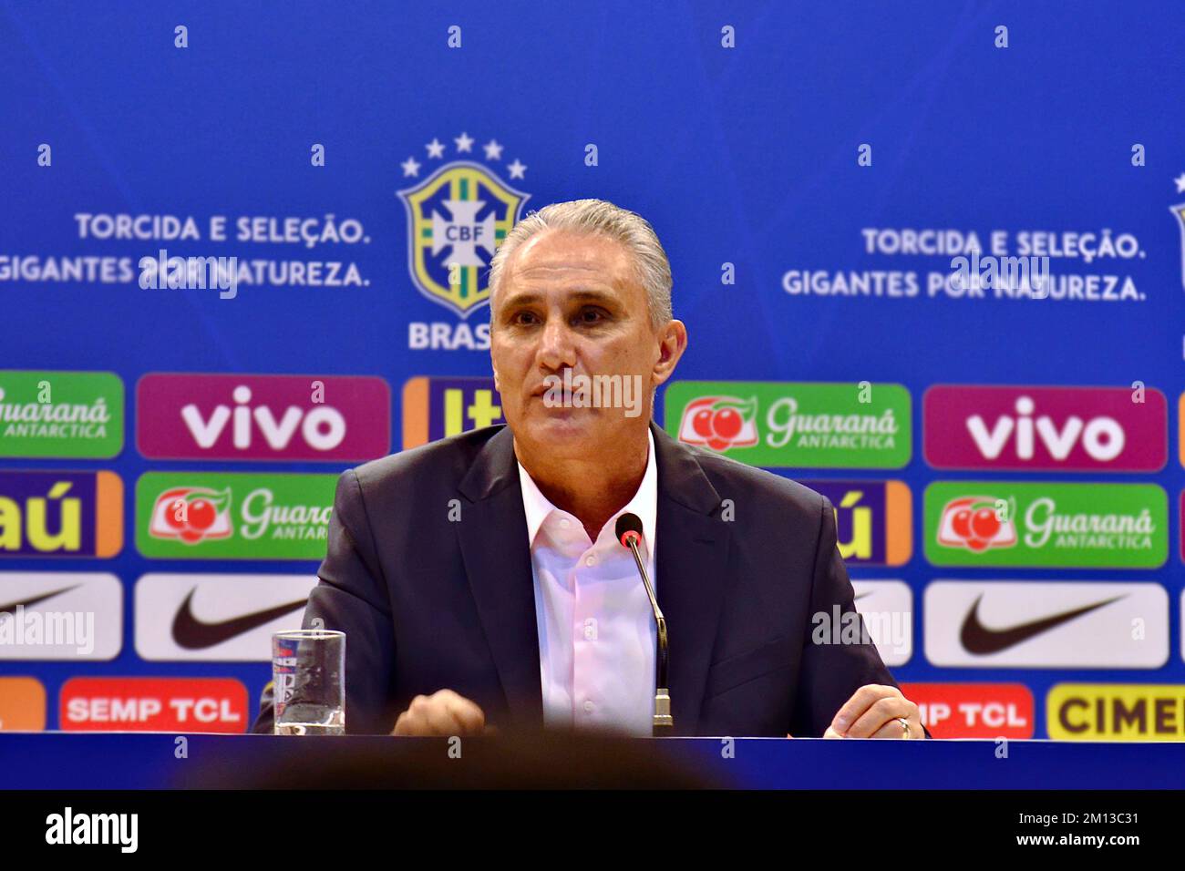 Coach of the Brazilian Football team, Tite Stock Photo - Alamy