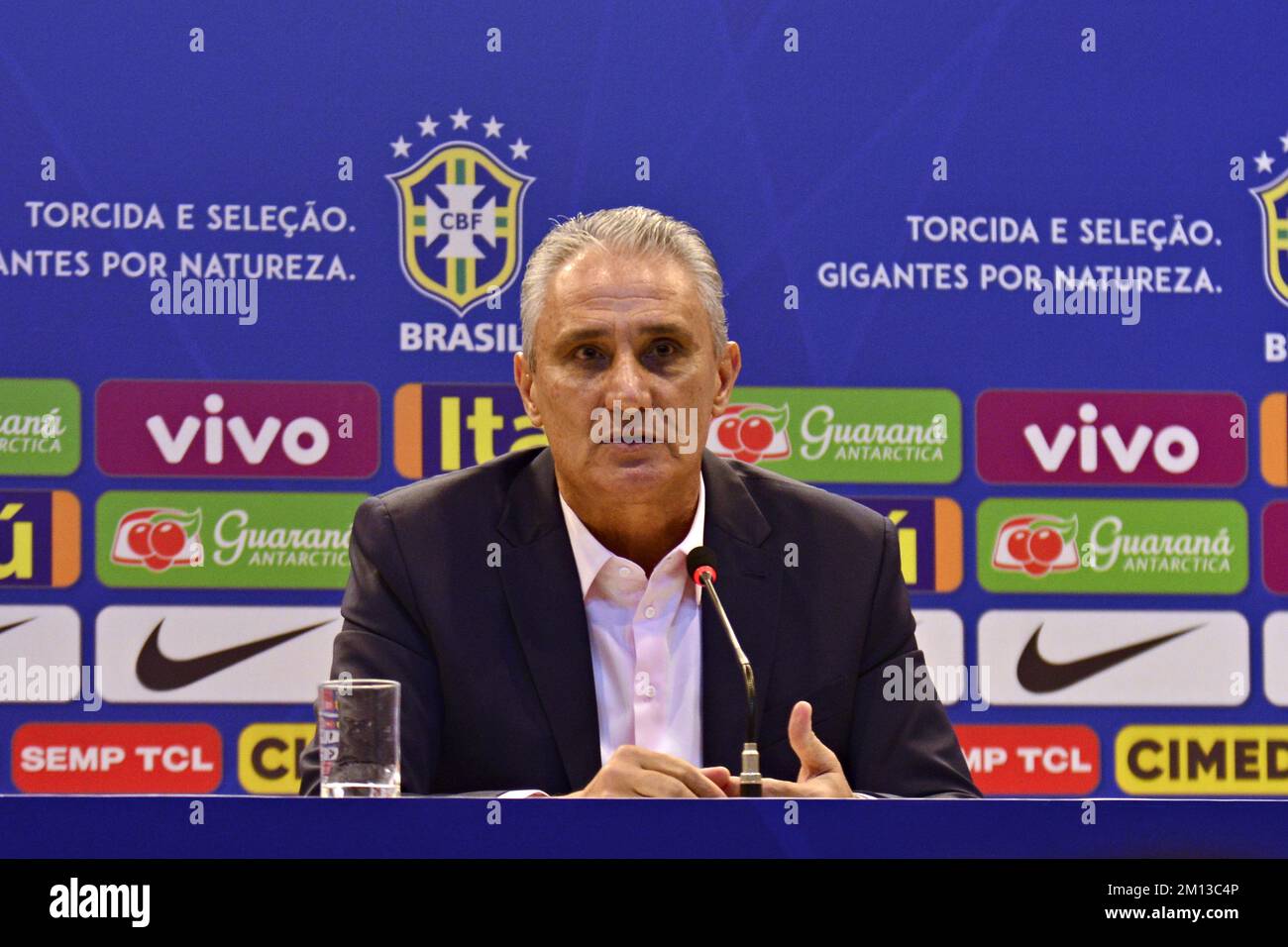Coach of the Brazilian Football team, Tite Stock Photo - Alamy