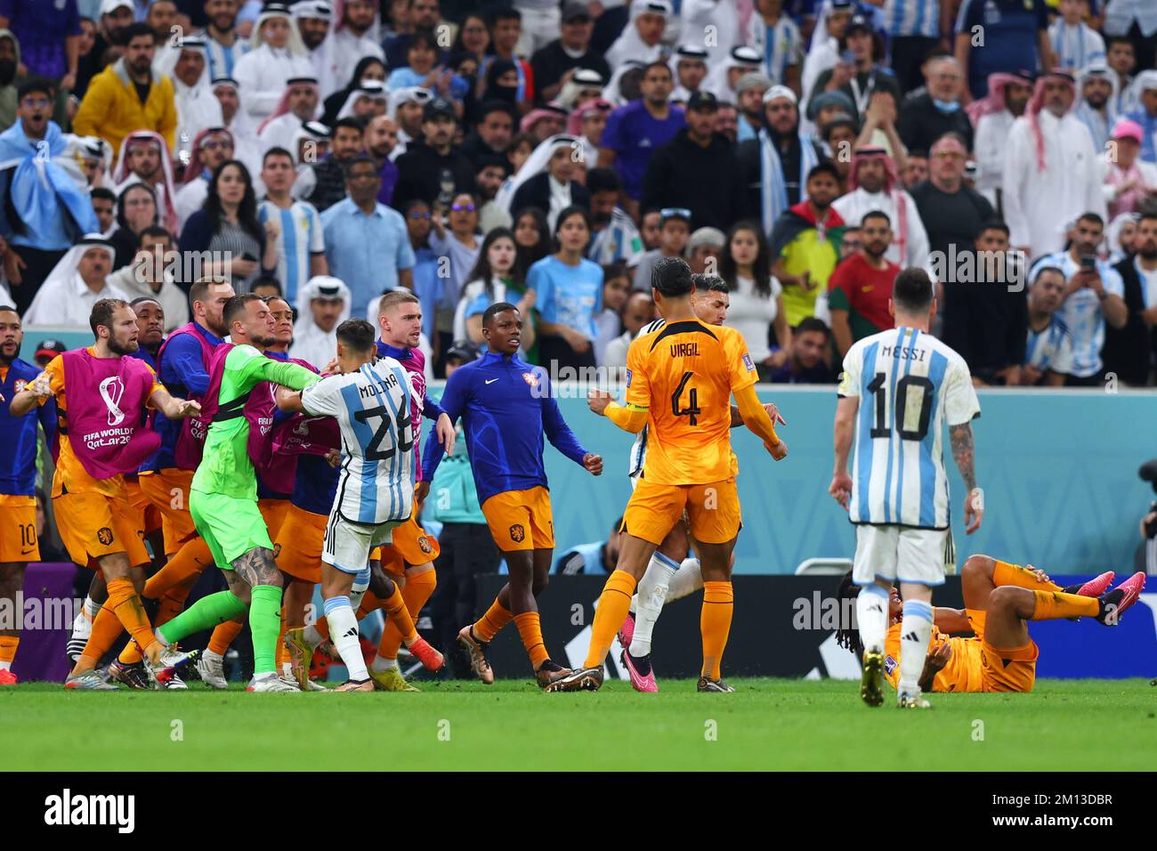Lusail, Qatar. 09th Dec, 2022. Soccer, World Cup, Netherlands ...