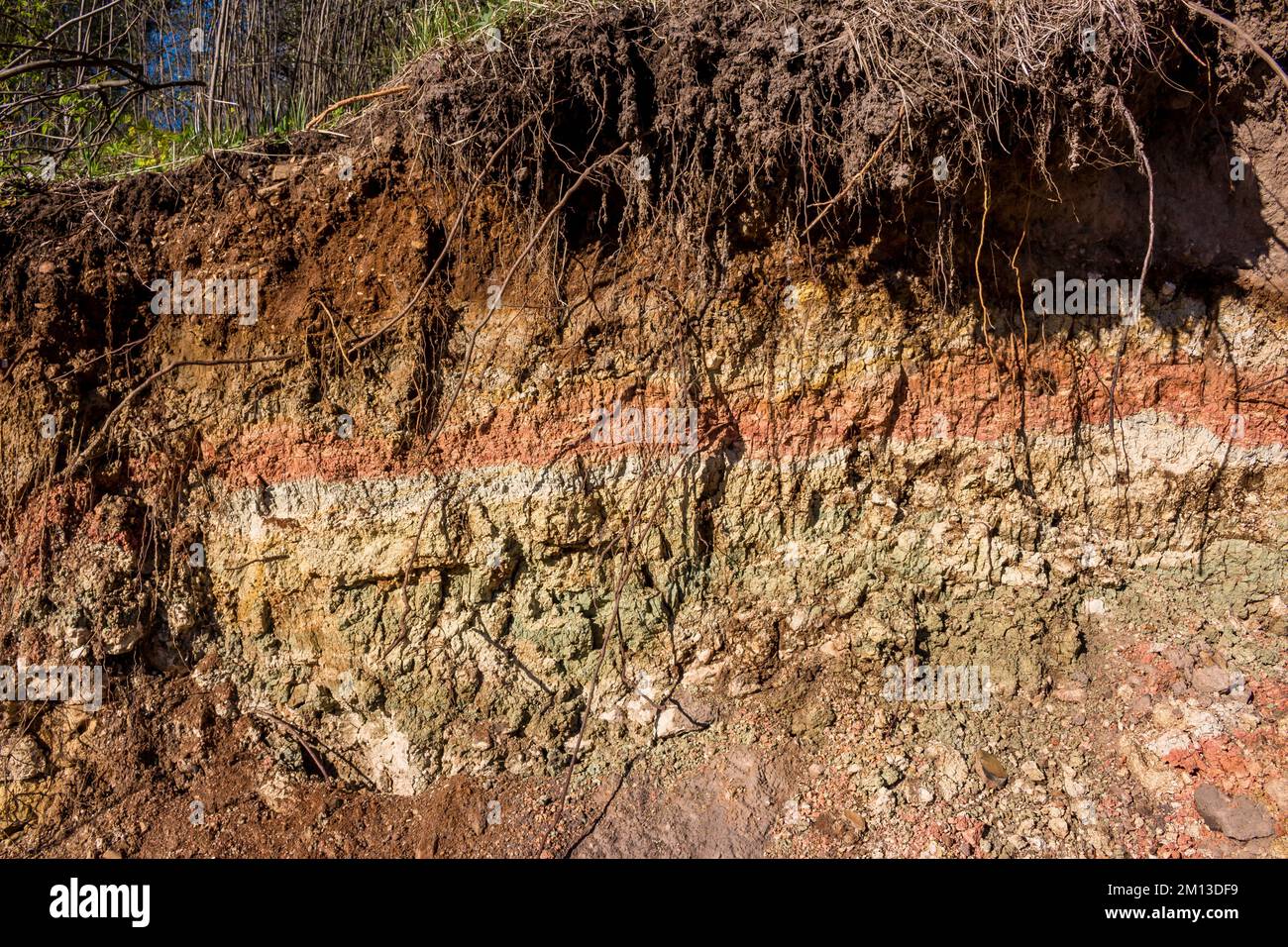 Different colored rock layers hi-res stock photography and images - Alamy