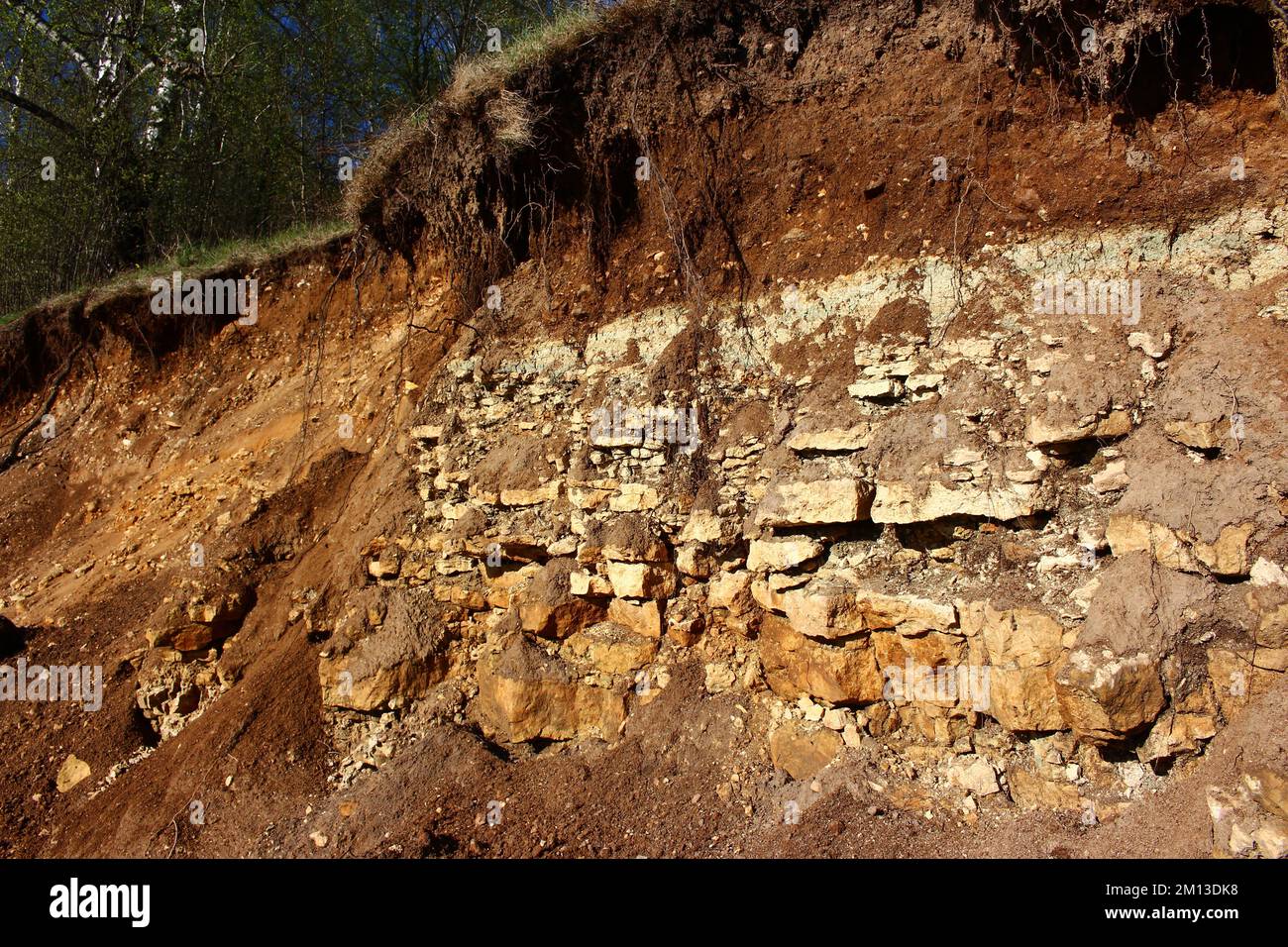 Limestone sediments rock hi-res stock photography and images - Alamy