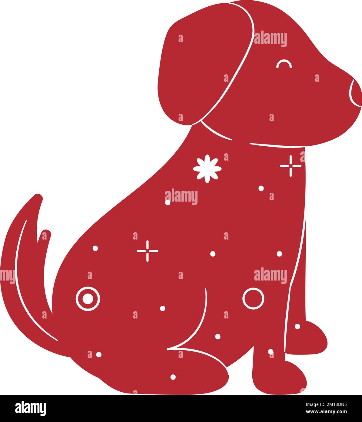 dog chinese zodiac Stock Vector Image & Art - Alamy