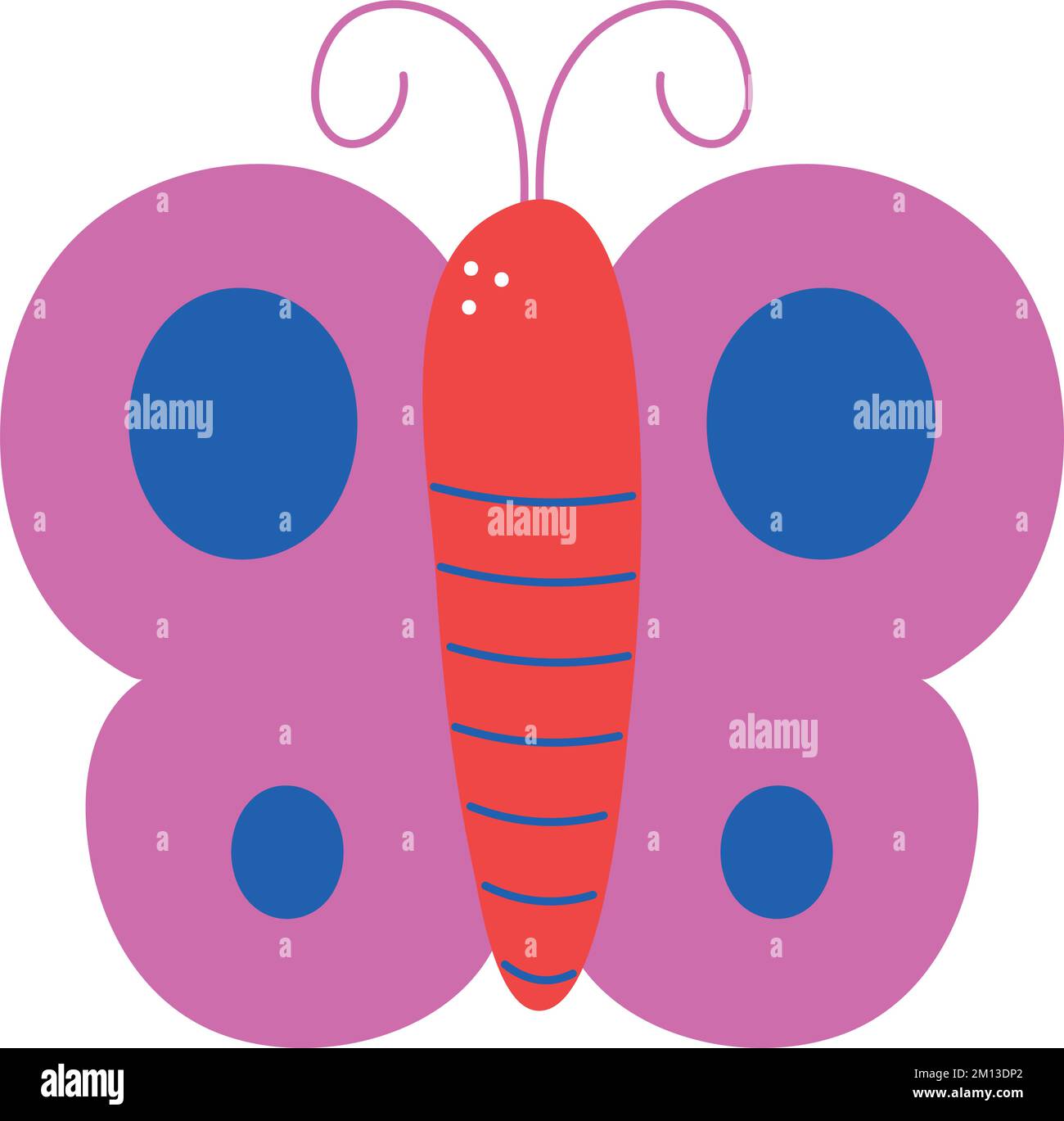 Kids drawings flower Stock Vector Images - Alamy