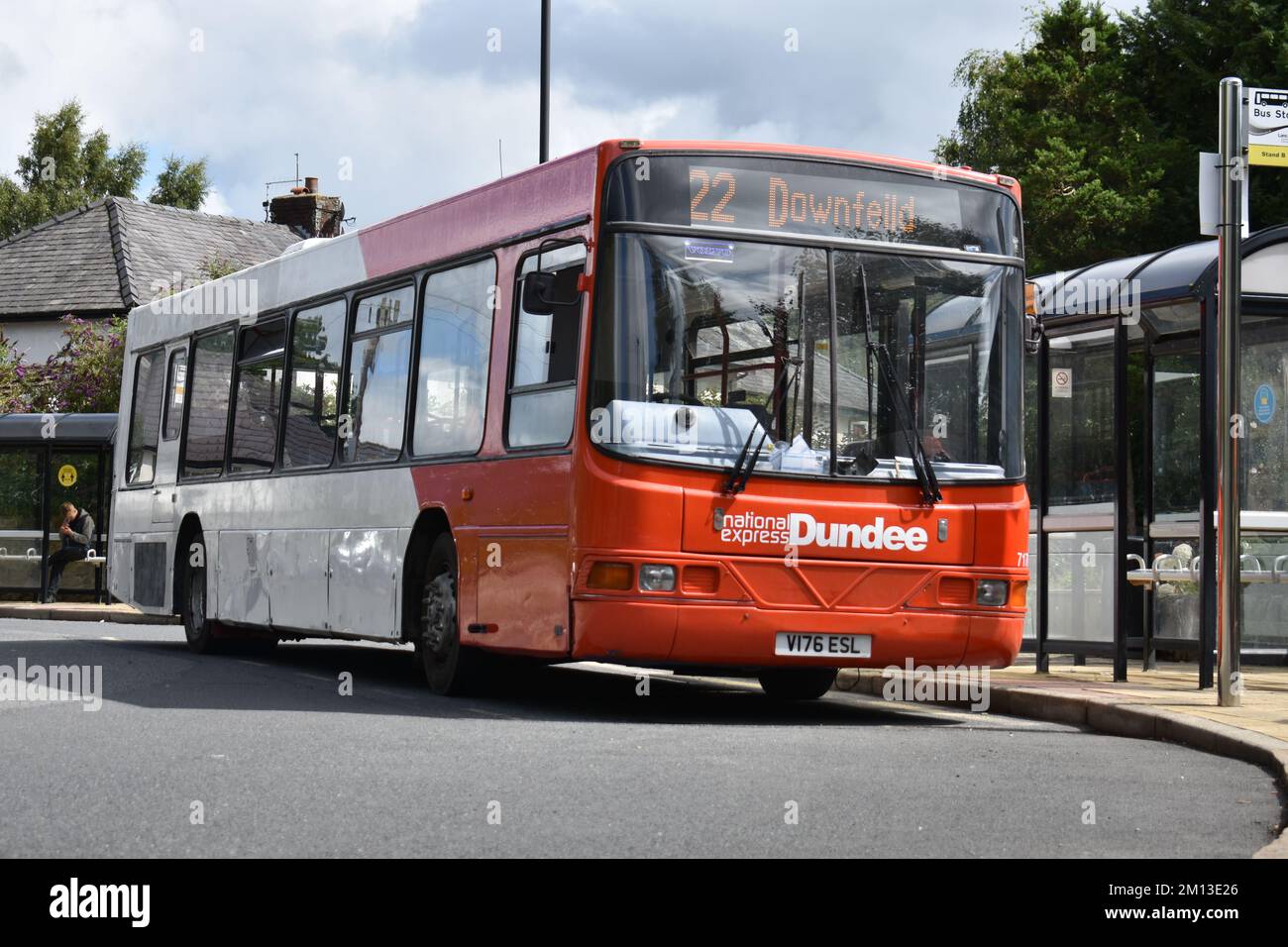 1999 Bus in a termunis Stock Photo - Alamy