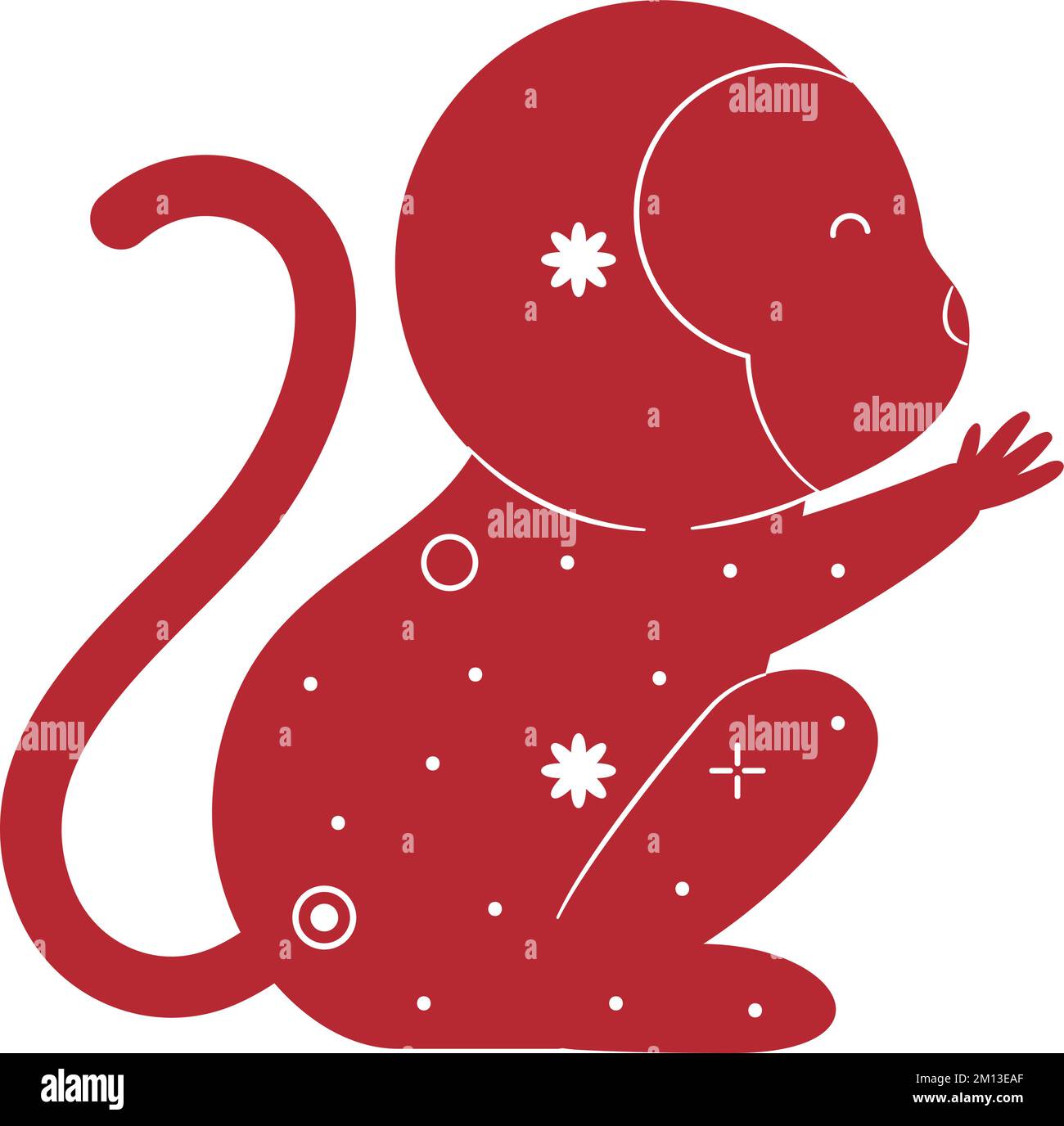 monkey chinese zodiac Stock Vector Image & Art - Alamy