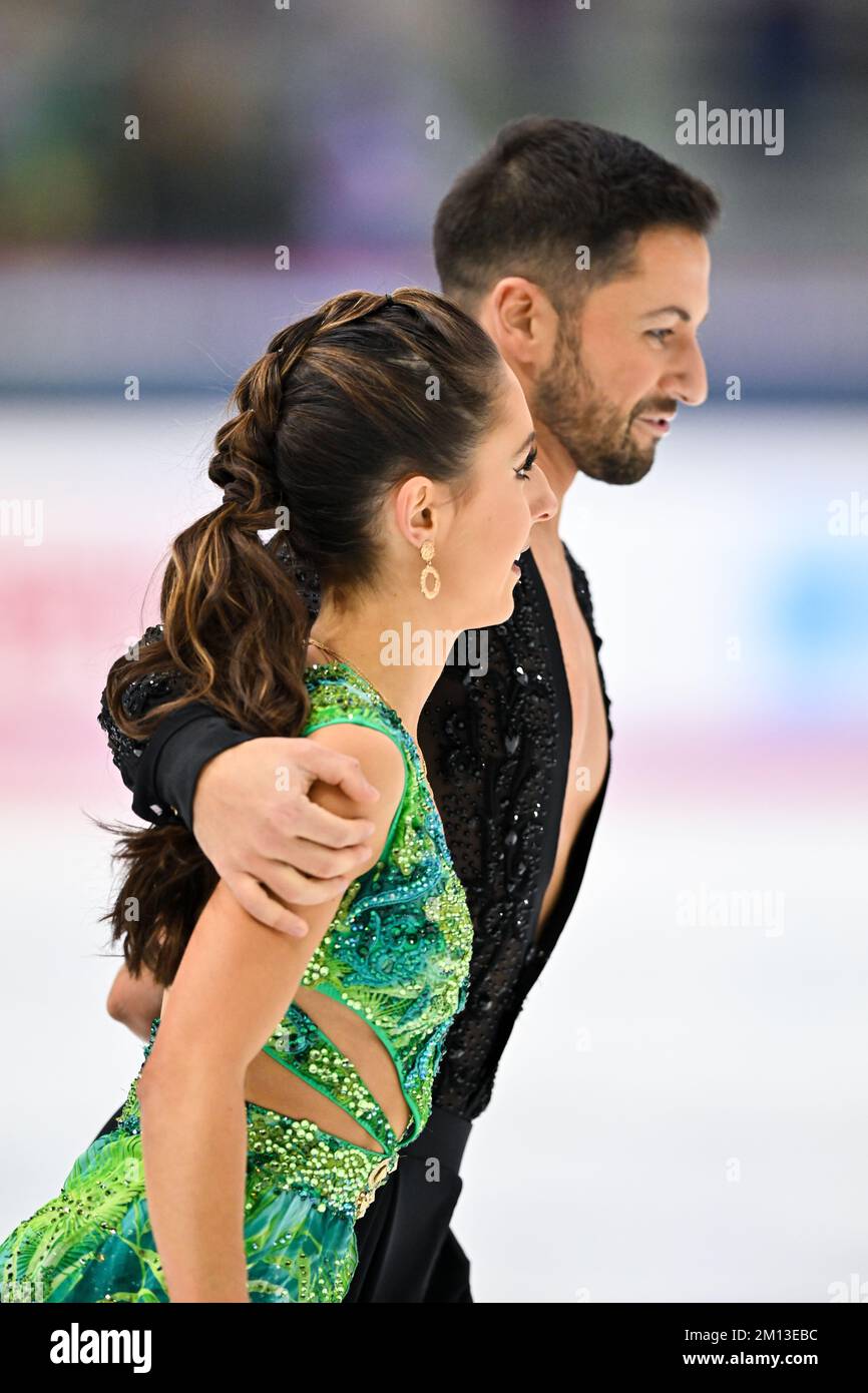 Lilah FEAR & Lewis GIBSON (GBR), during Senior Ice Dance Rhythm Dance ...