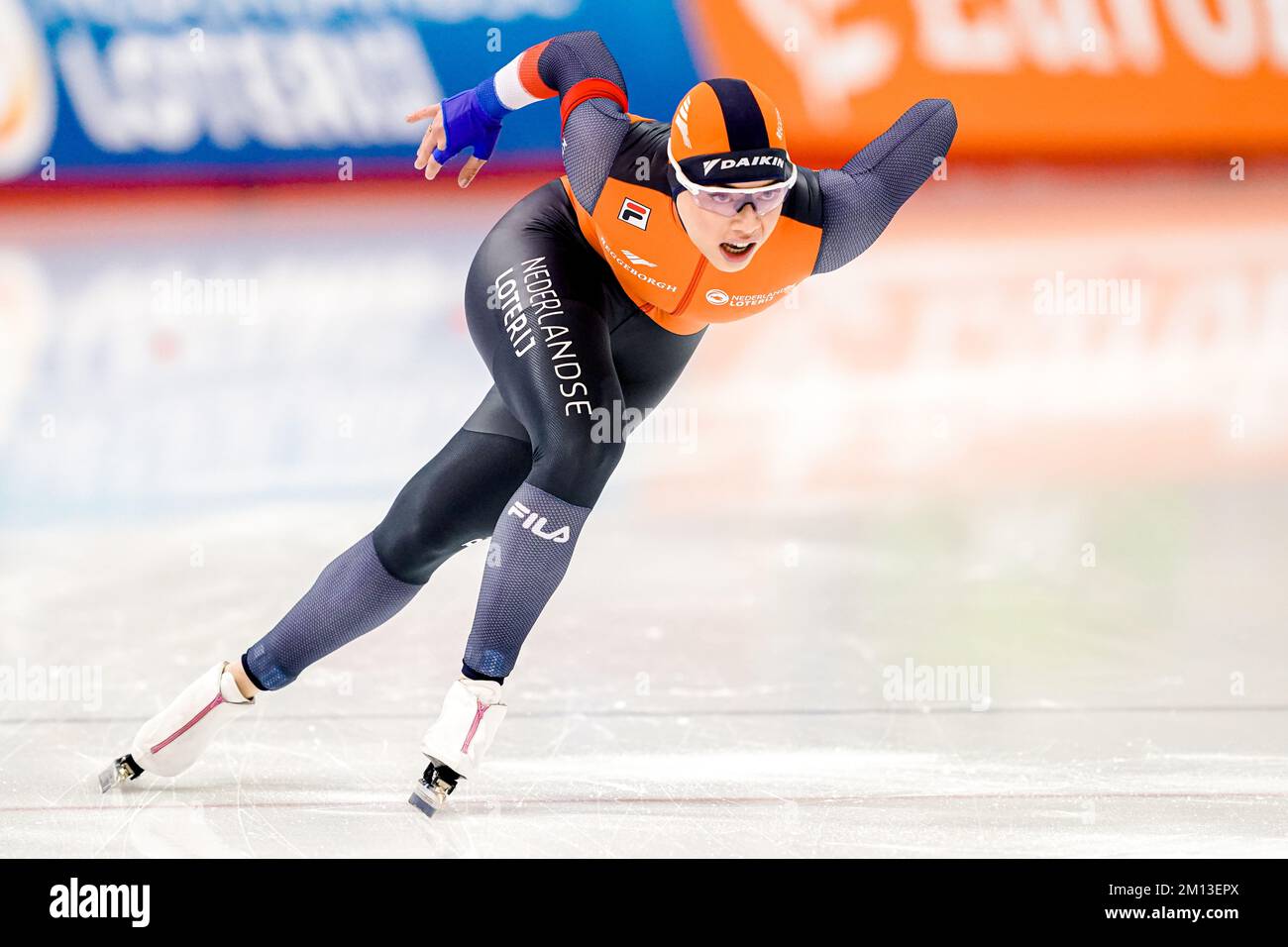 CALGARY, CANADA - DECEMBER 9: Marrit Fledderus of The Netherlands ...