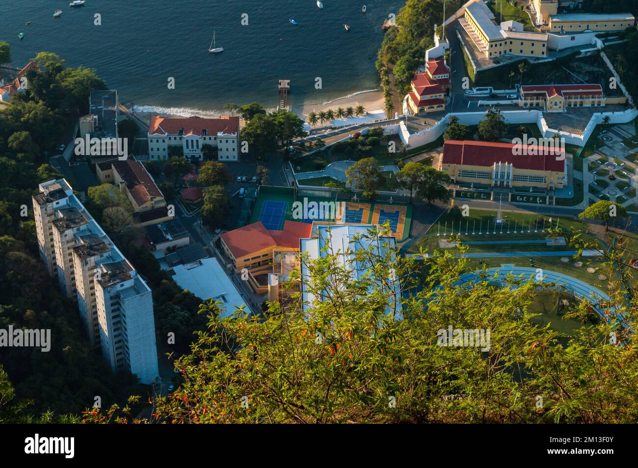 Rio de Janeiro, romantic city detail at sunset time, nice soft light ...