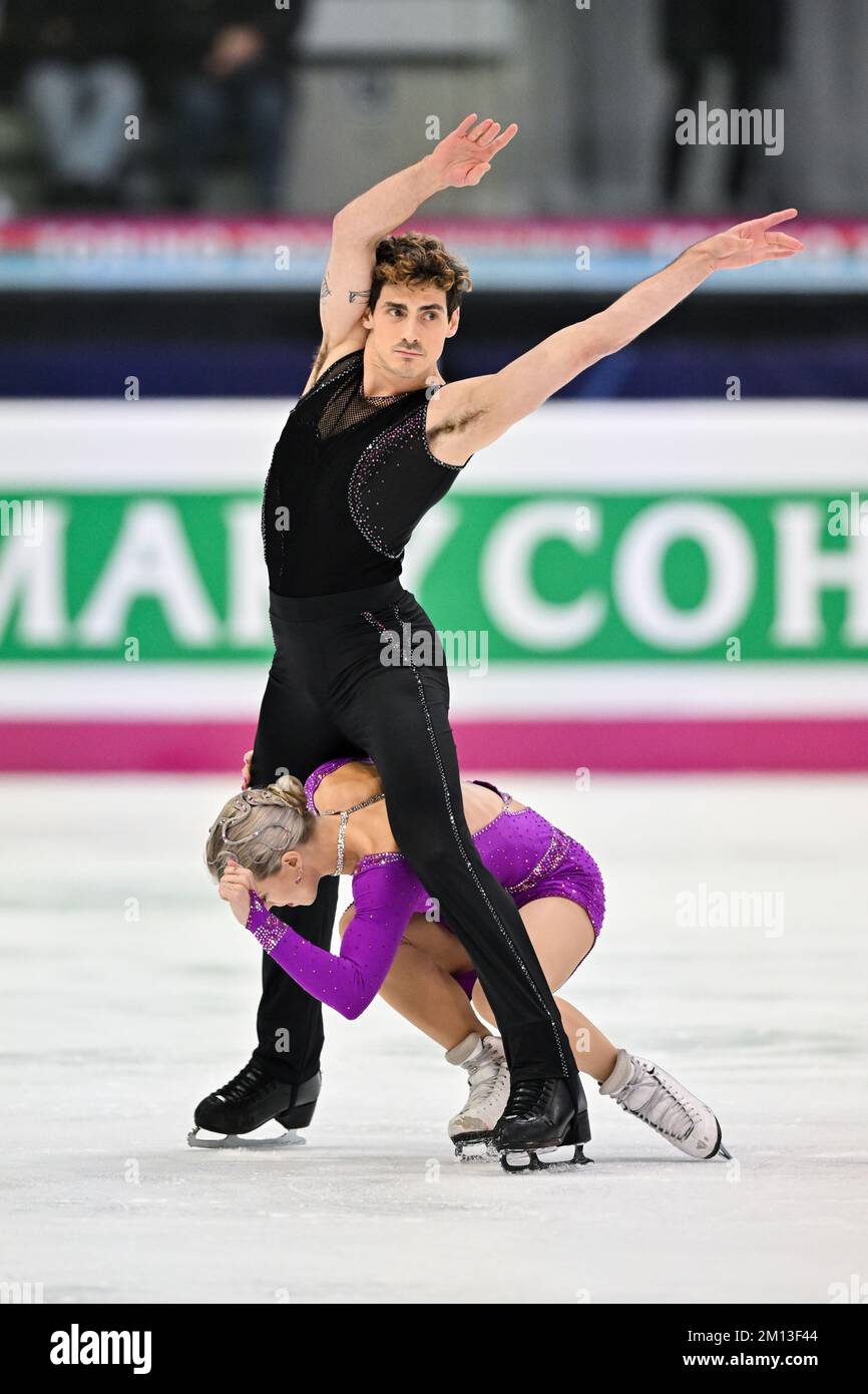 Piper GILLES & Paul POIRIER (CAN), during Senior Ice Dance Rhythm Dance ...