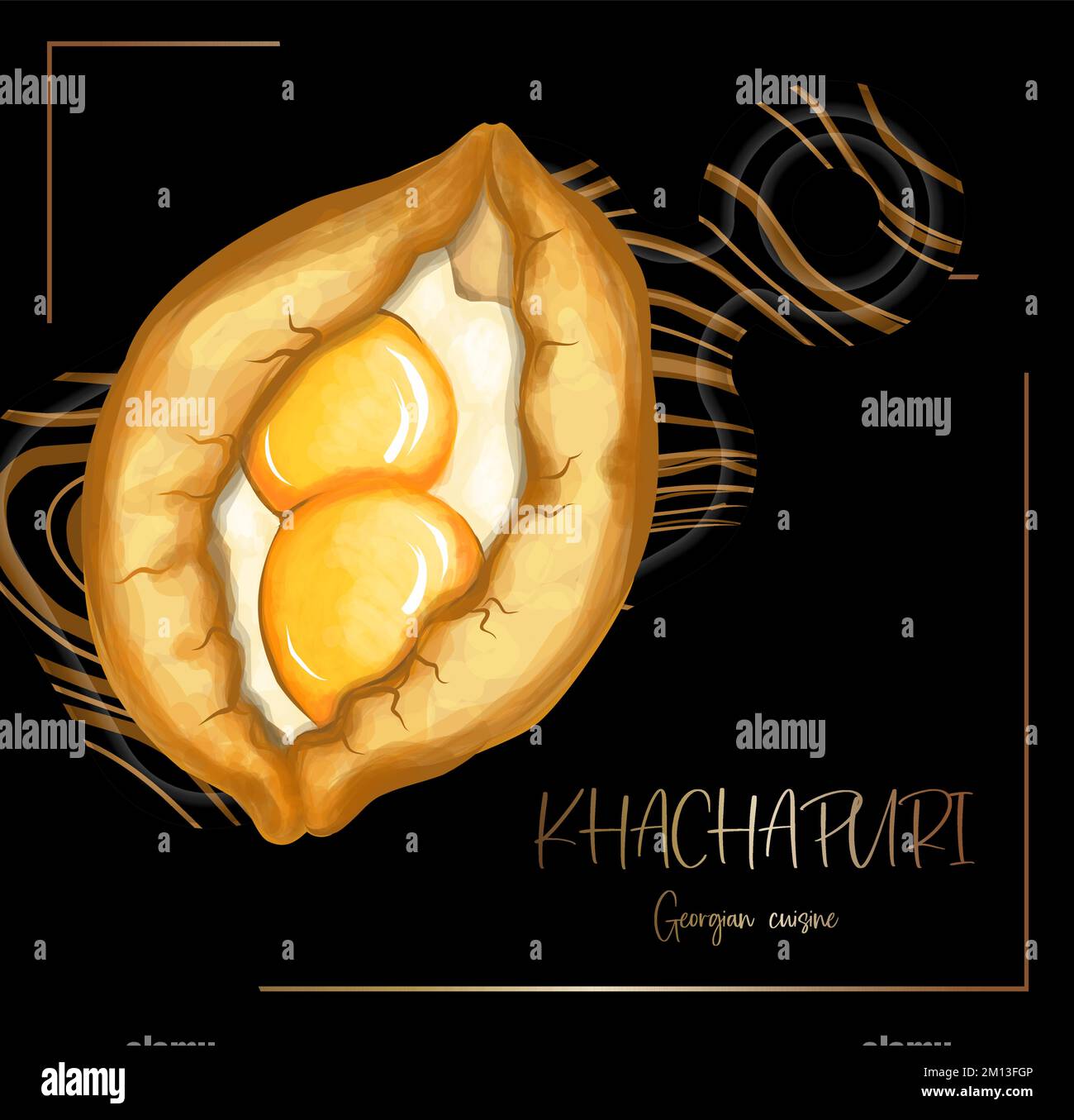 khachapuri. Georgian cuisine. Georgian national dish. Khachapuri ...