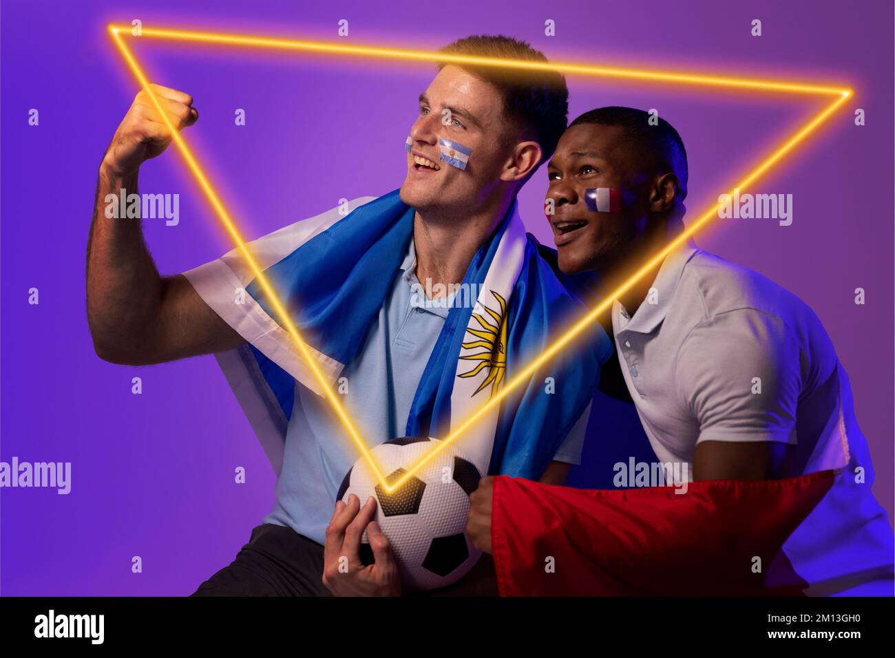 France argentina flags hi-res stock photography and images - Alamy