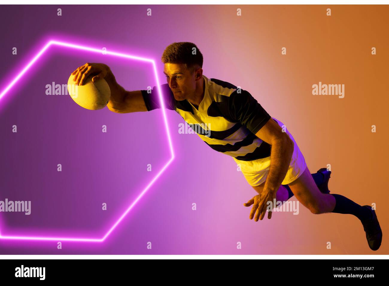 Jumping with the ball hi-res stock photography and images - Alamy