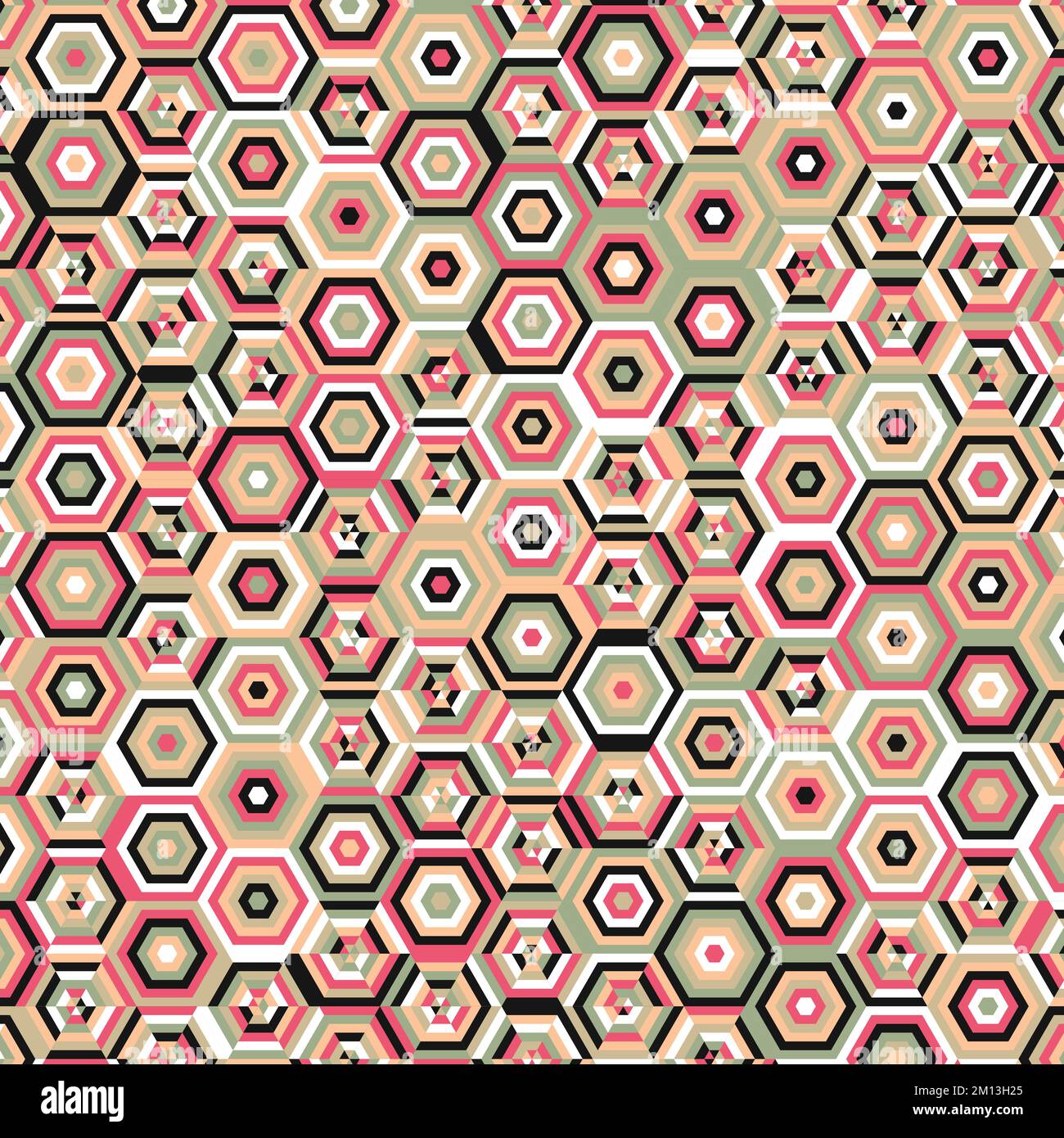 Hexagonal Maze generative pattern illustration Stock Vector Image & Art ...