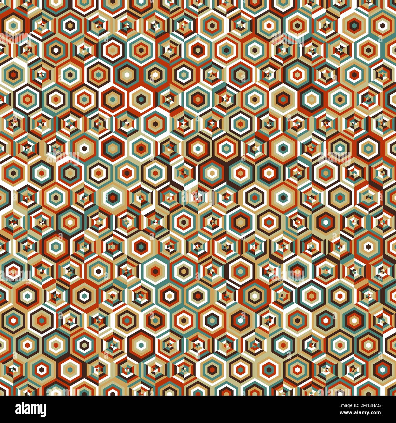 Hexagonal Maze generative pattern illustration Stock Vector Image & Art ...