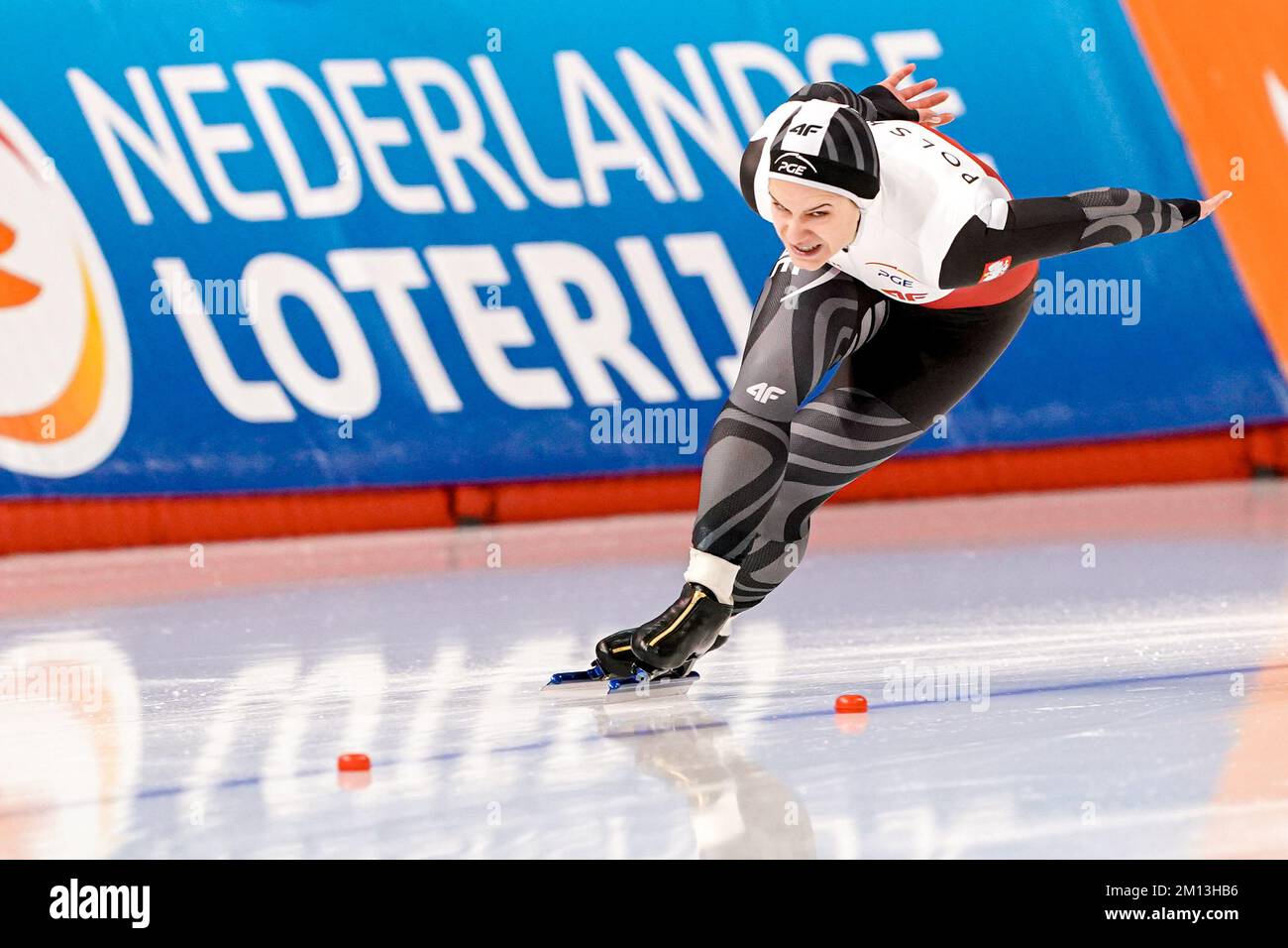CALGARY, CANADA - DECEMBER 9: Andzelika Wojcik of Poland competing on ...