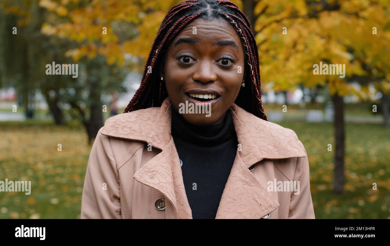 African woman shock emotional reaction hi-res stock photography and images - Alamy