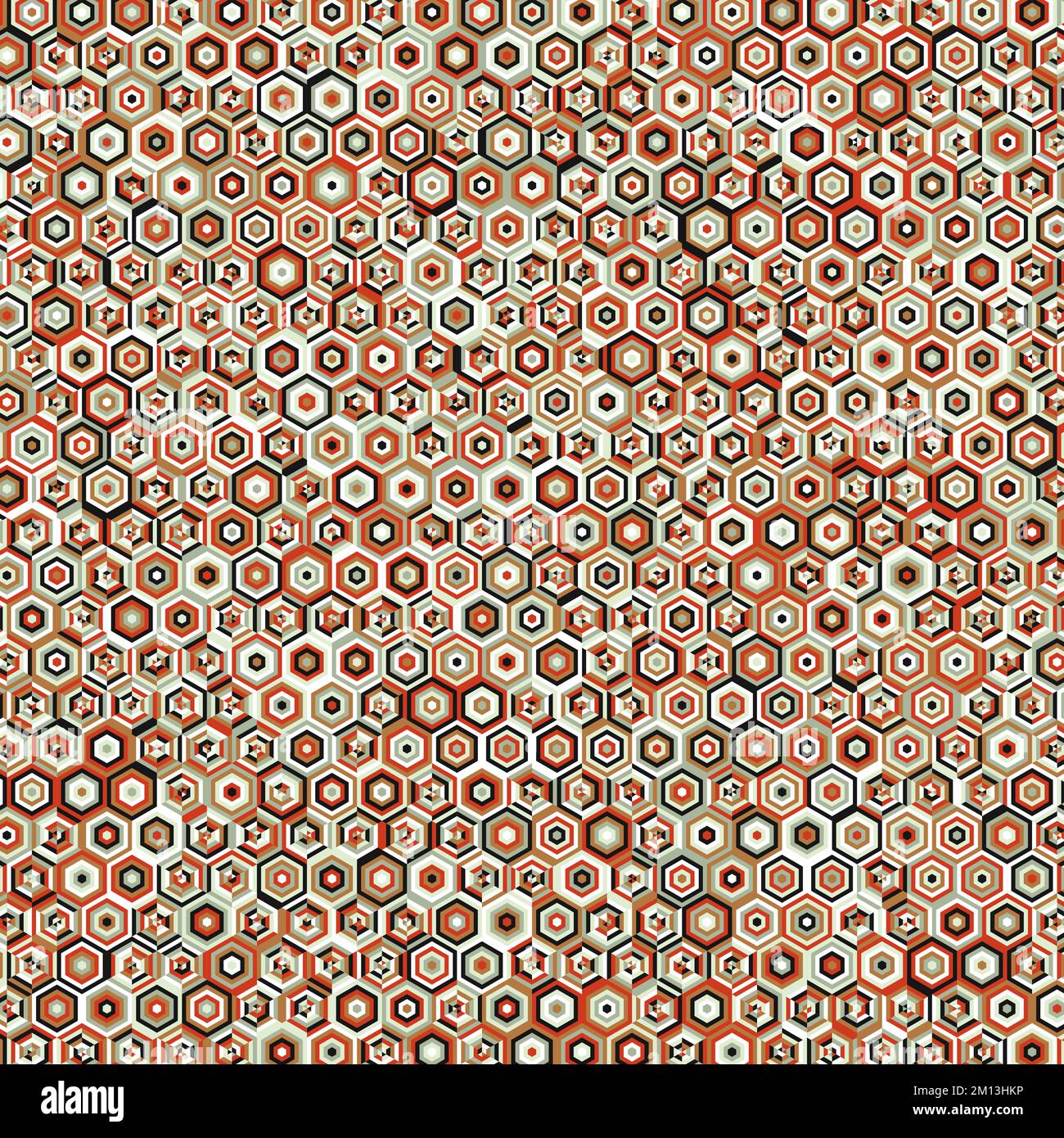 Hexagonal Maze generative pattern illustration Stock Vector Image & Art ...