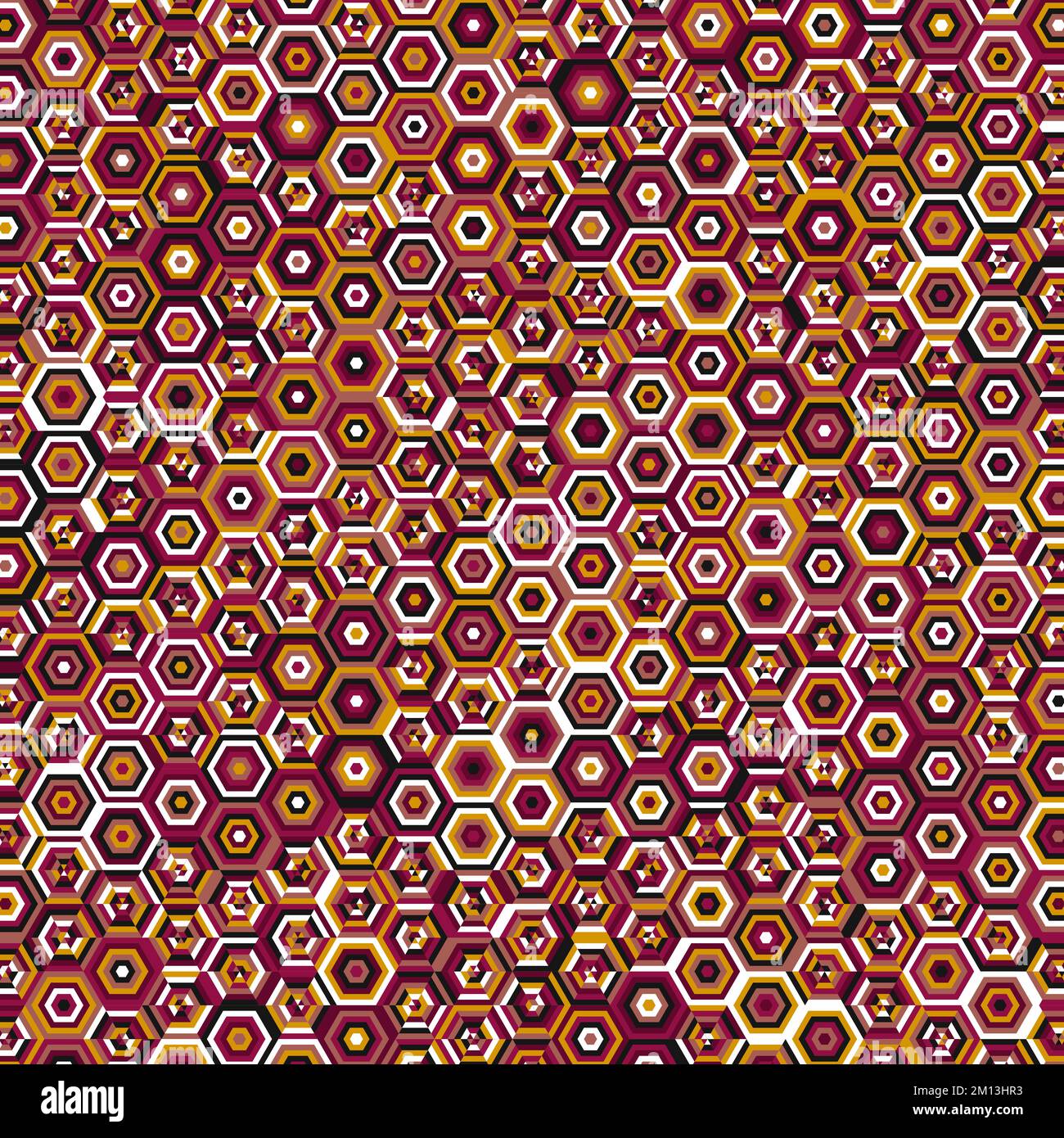 Hexagonal Maze generative pattern illustration Stock Vector Image & Art ...