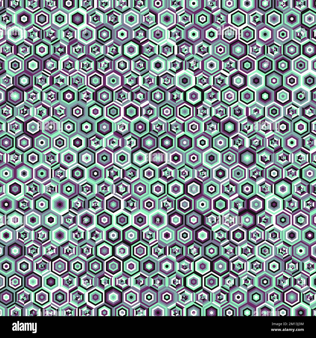 Hexagonal Maze generative pattern illustration Stock Vector Image & Art ...