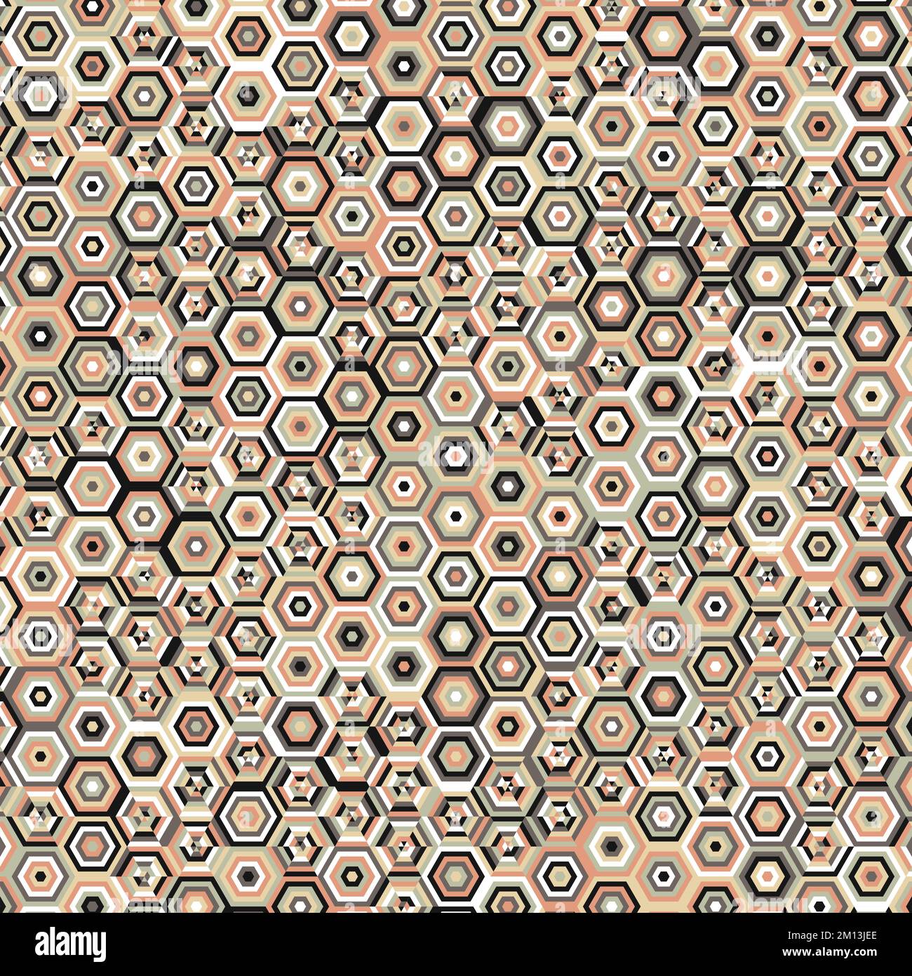 Hexagonal Maze generative pattern illustration Stock Vector Image & Art ...