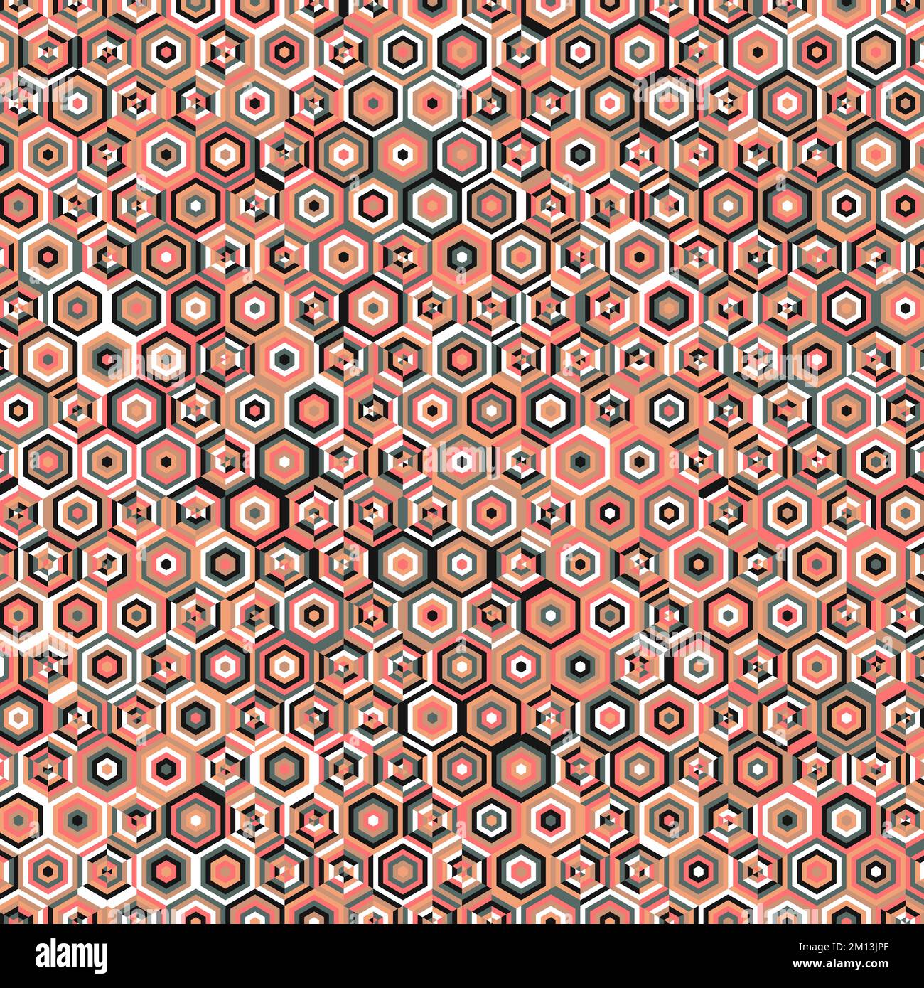 Hexagonal Maze generative pattern illustration Stock Vector Image & Art ...