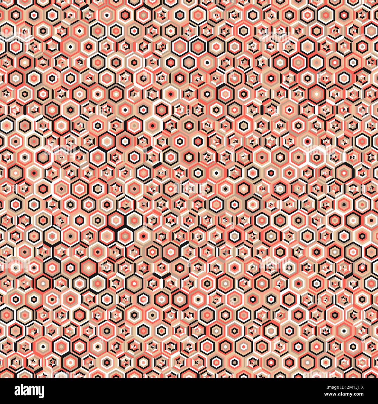 Hexagonal Maze generative pattern illustration Stock Vector Image & Art ...