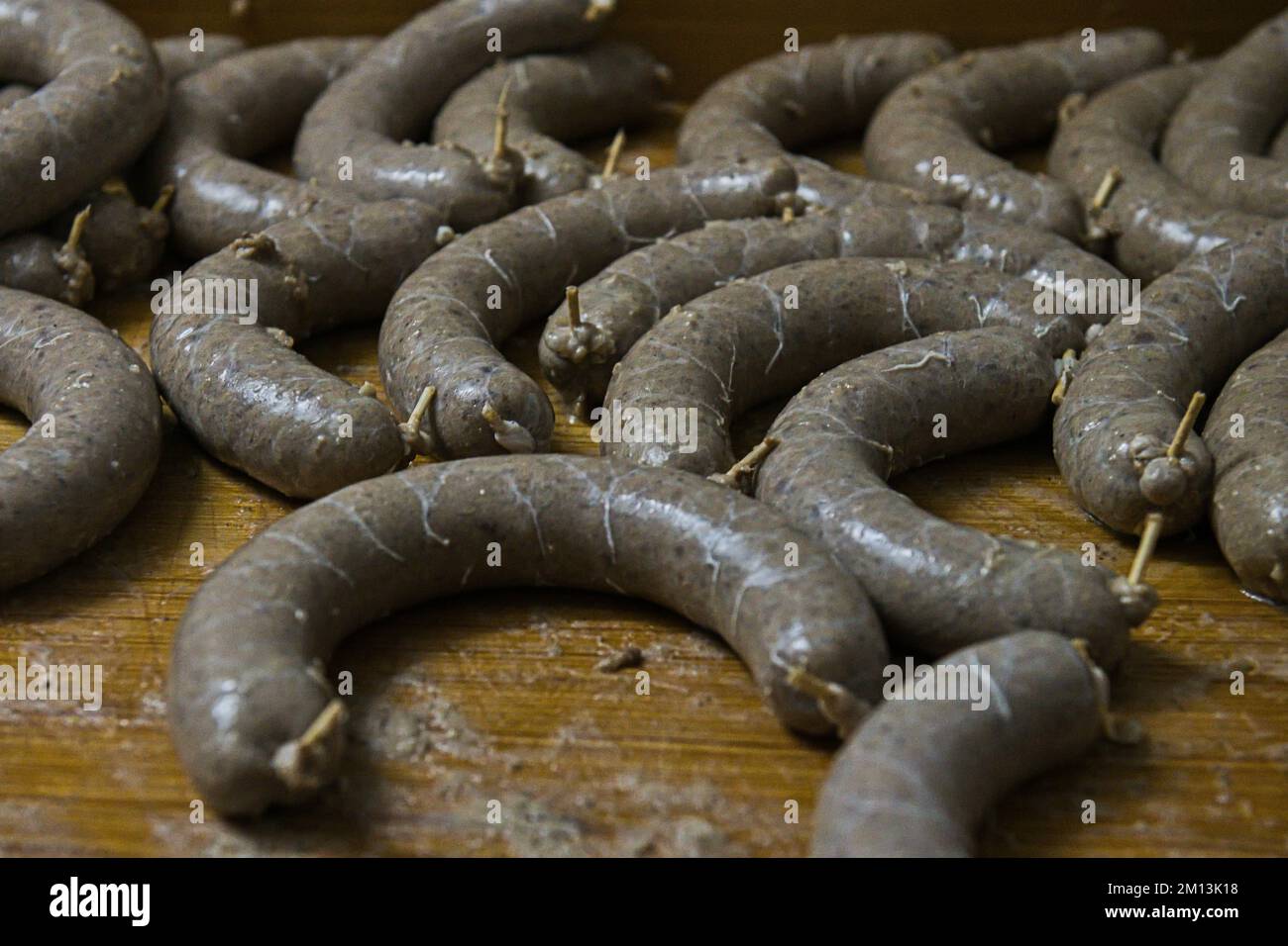 Zbysov, Czech Republic. 09th Dec, 2022. Traditional hog-killing time in ...