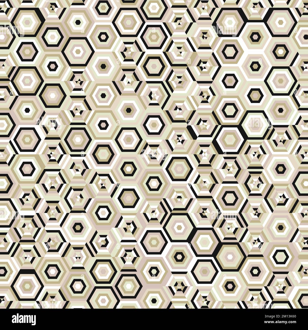 Hexagonal Maze generative pattern illustration Stock Vector Image & Art ...