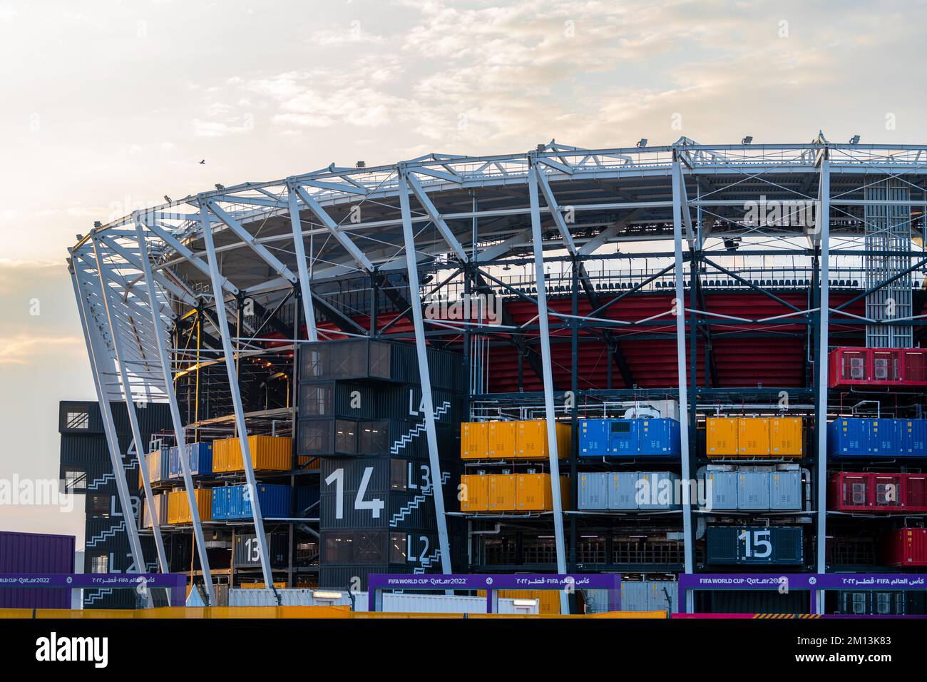 Stadium 974, previously known as Ras bu Aboud Stadium football stadium ...
