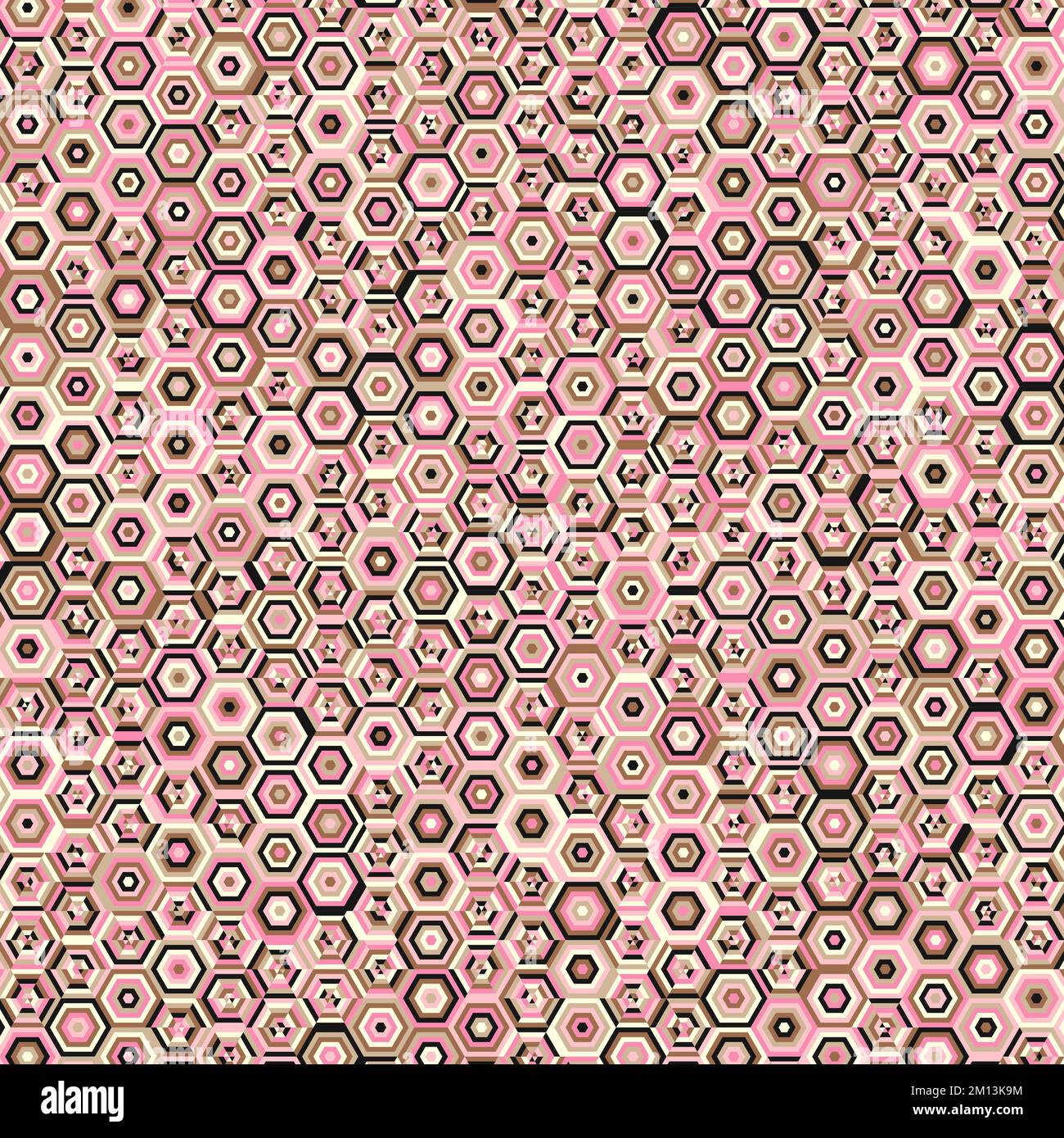 Hexagonal Maze generative pattern illustration Stock Vector Image & Art ...