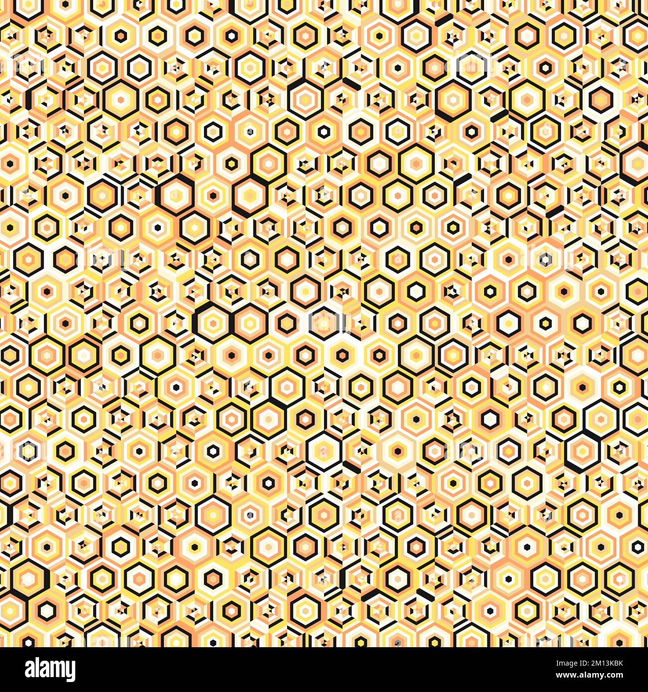 Hexagonal Maze generative pattern illustration Stock Vector Image & Art ...