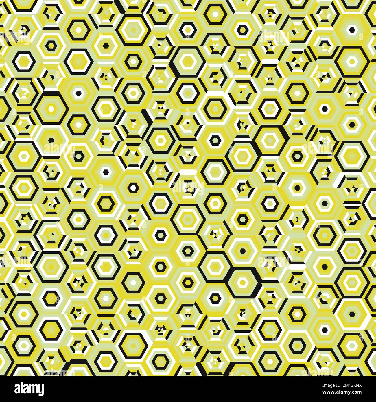 Hexagonal Maze generative pattern illustration Stock Vector Image & Art ...