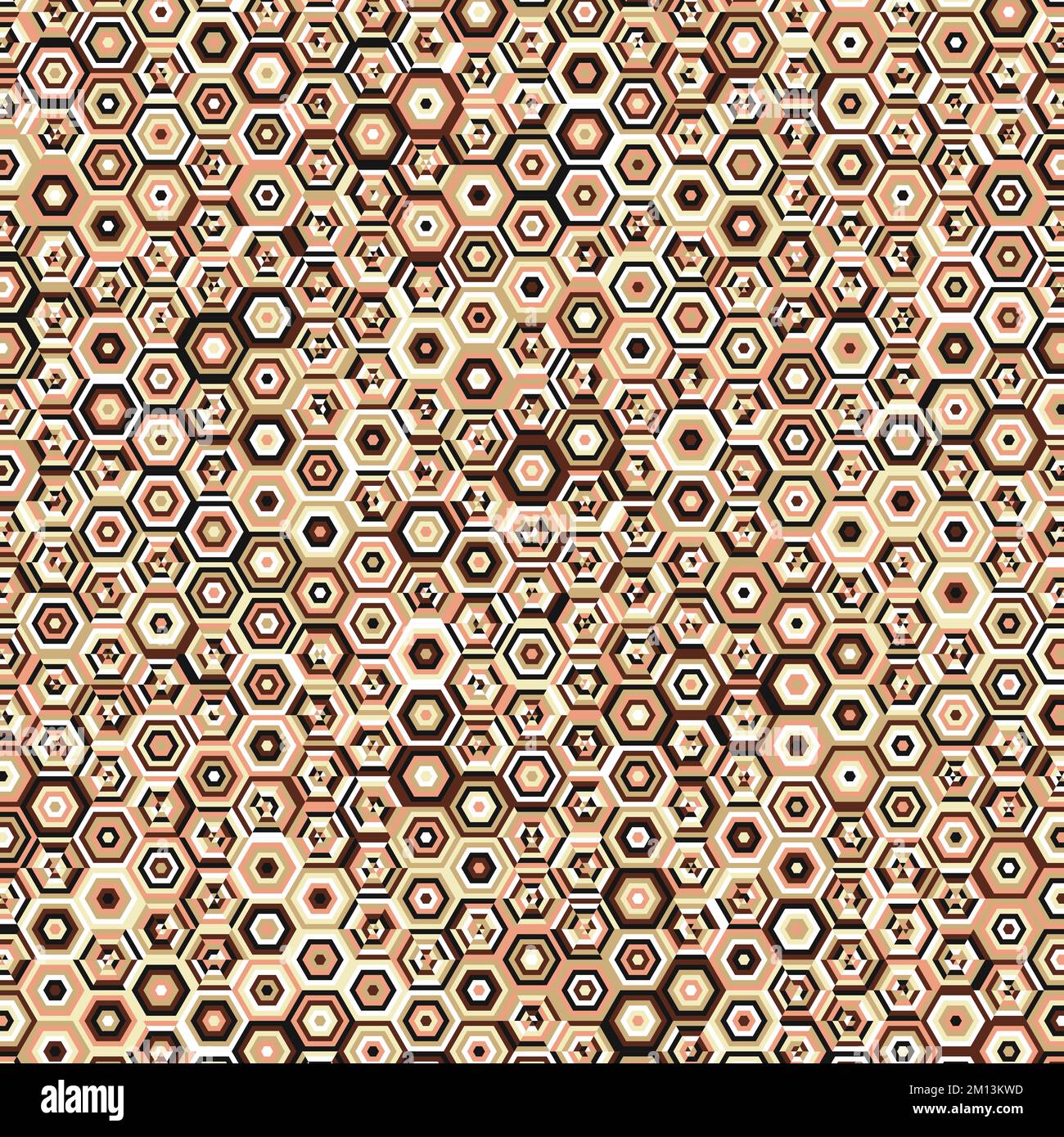 Hexagonal Maze generative pattern illustration Stock Vector Image & Art ...