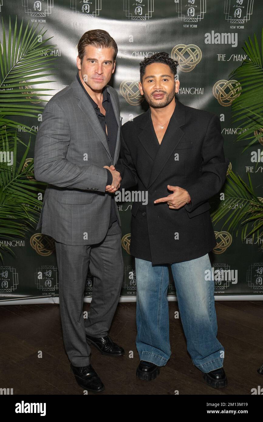 Jack Hartnett and Isaac Boots attend the opening of Shanghai Lounge and ...