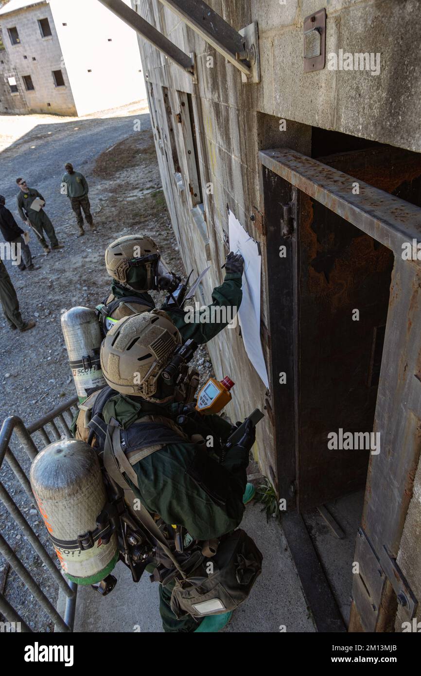 U.S. Marines with Chemical Biological Incident Response Force (CBIRF ...