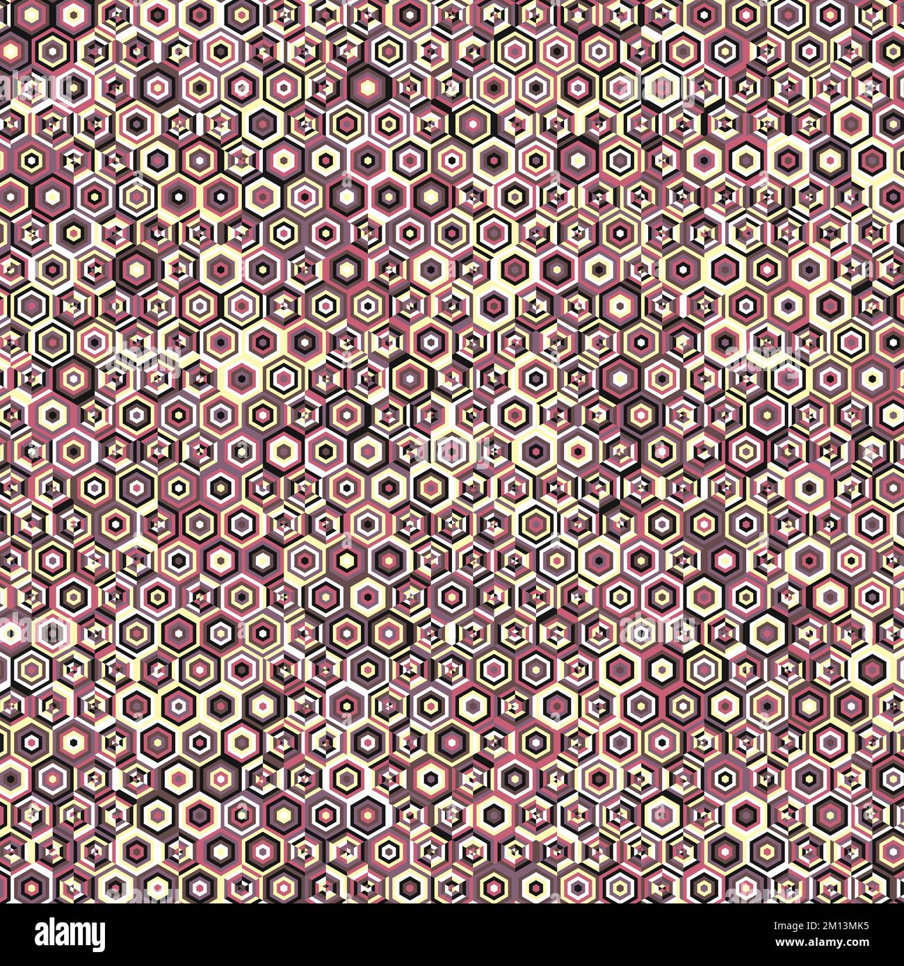 Hexagonal Maze generative pattern illustration Stock Vector Image & Art ...