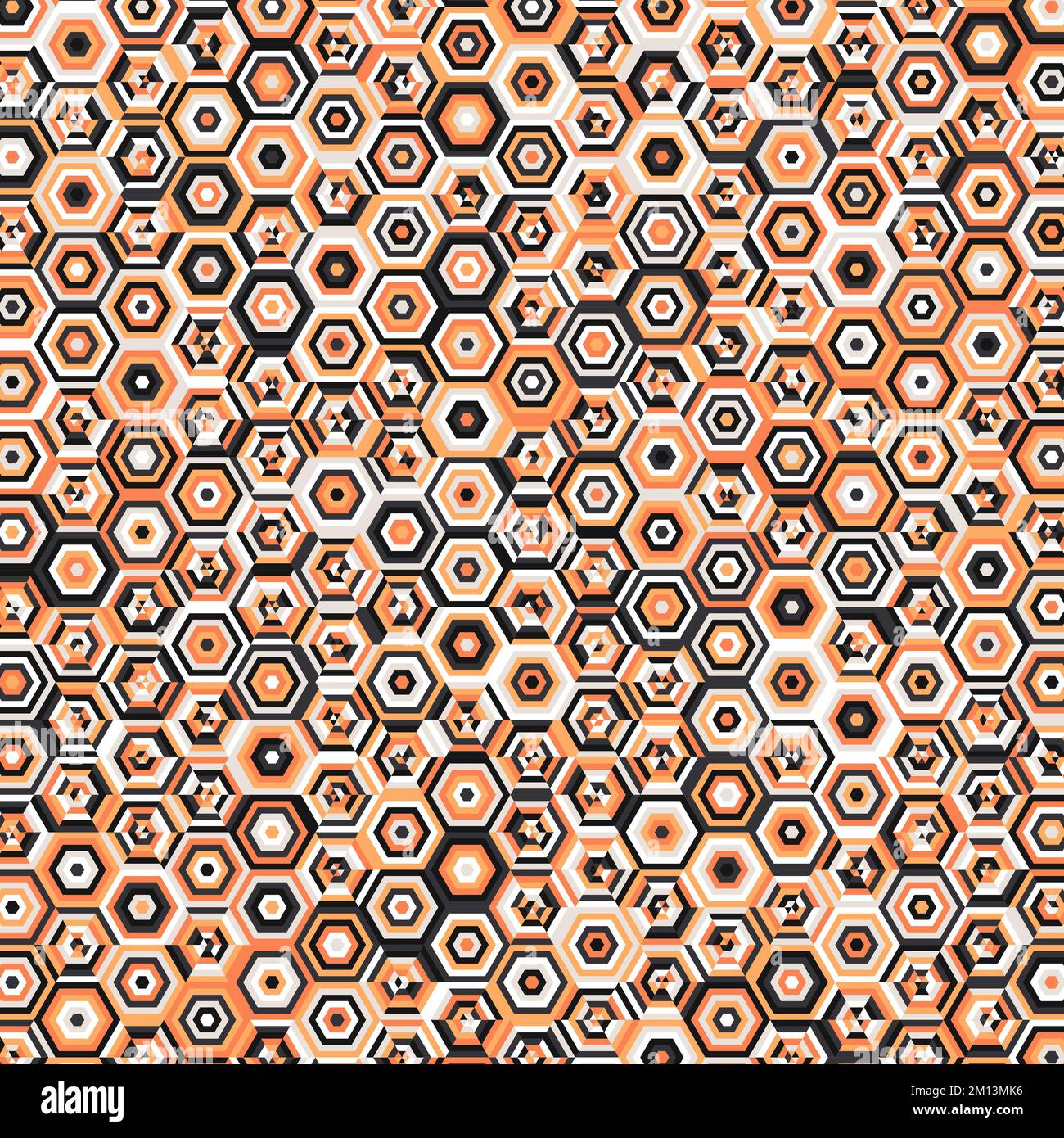 Hexagonal Maze generative pattern illustration Stock Vector Image & Art ...