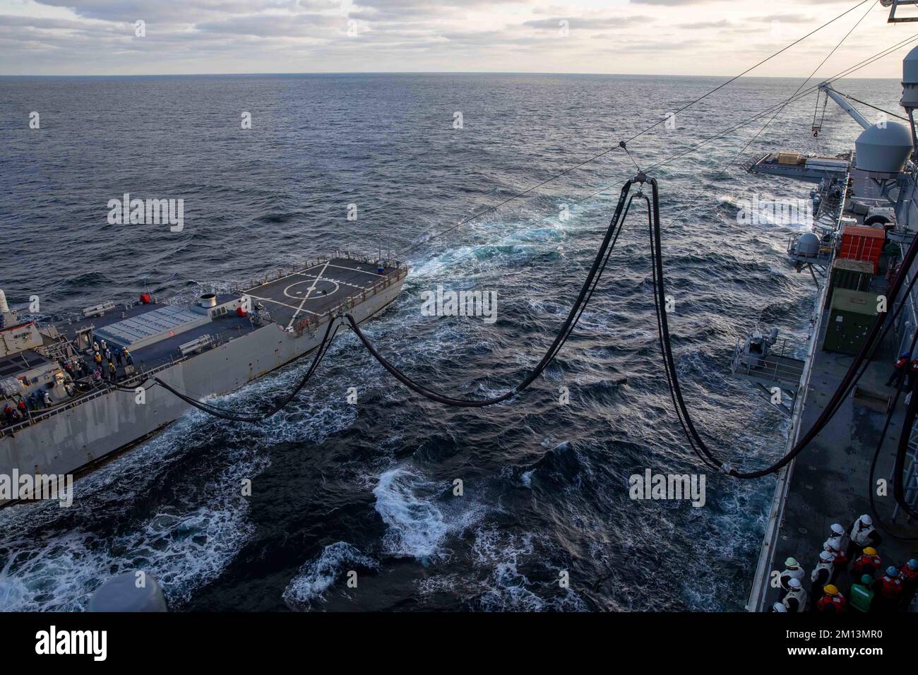 221204-N-OM737-2079 ATLANTIC OCEAN (Dec. 4, 2022) The Wasp-class ...